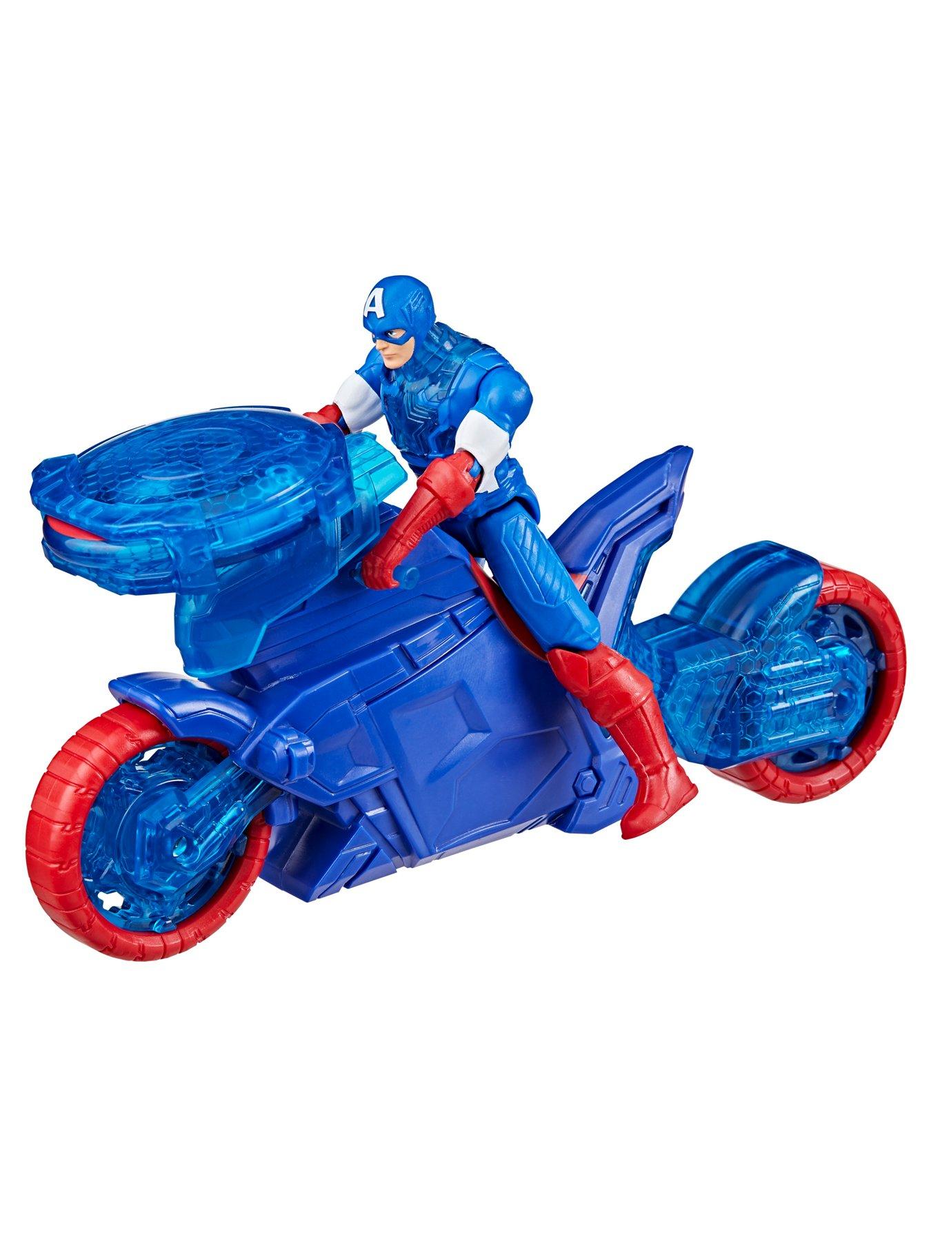 Marvel Avengers Epic World of Action Captain America Shield-Shot Cycle ...