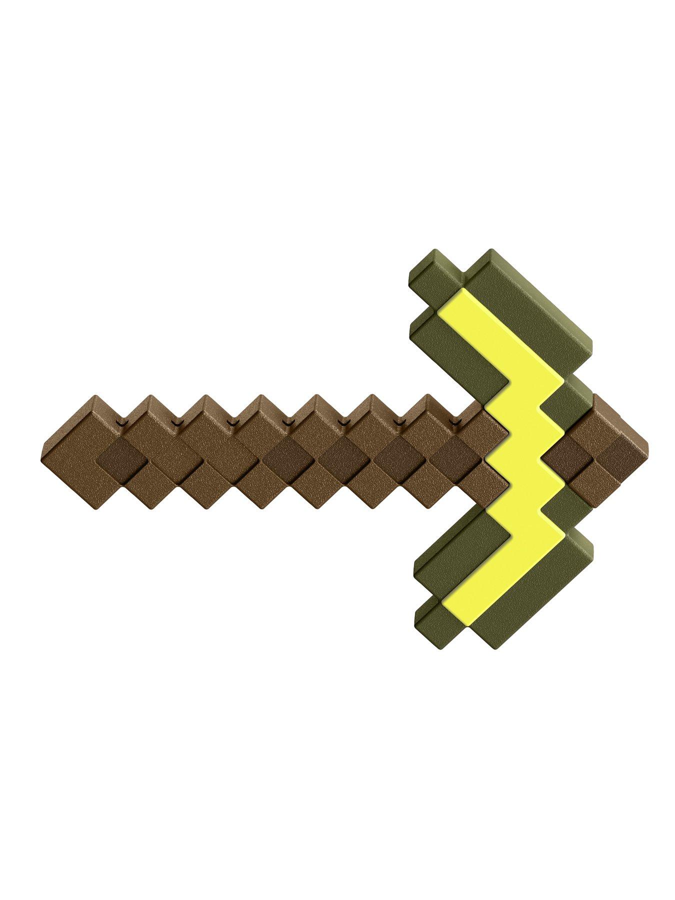 Minecraft Pixelated Pickaxe, Role-Play Toy Accessory Collection (Styles ...