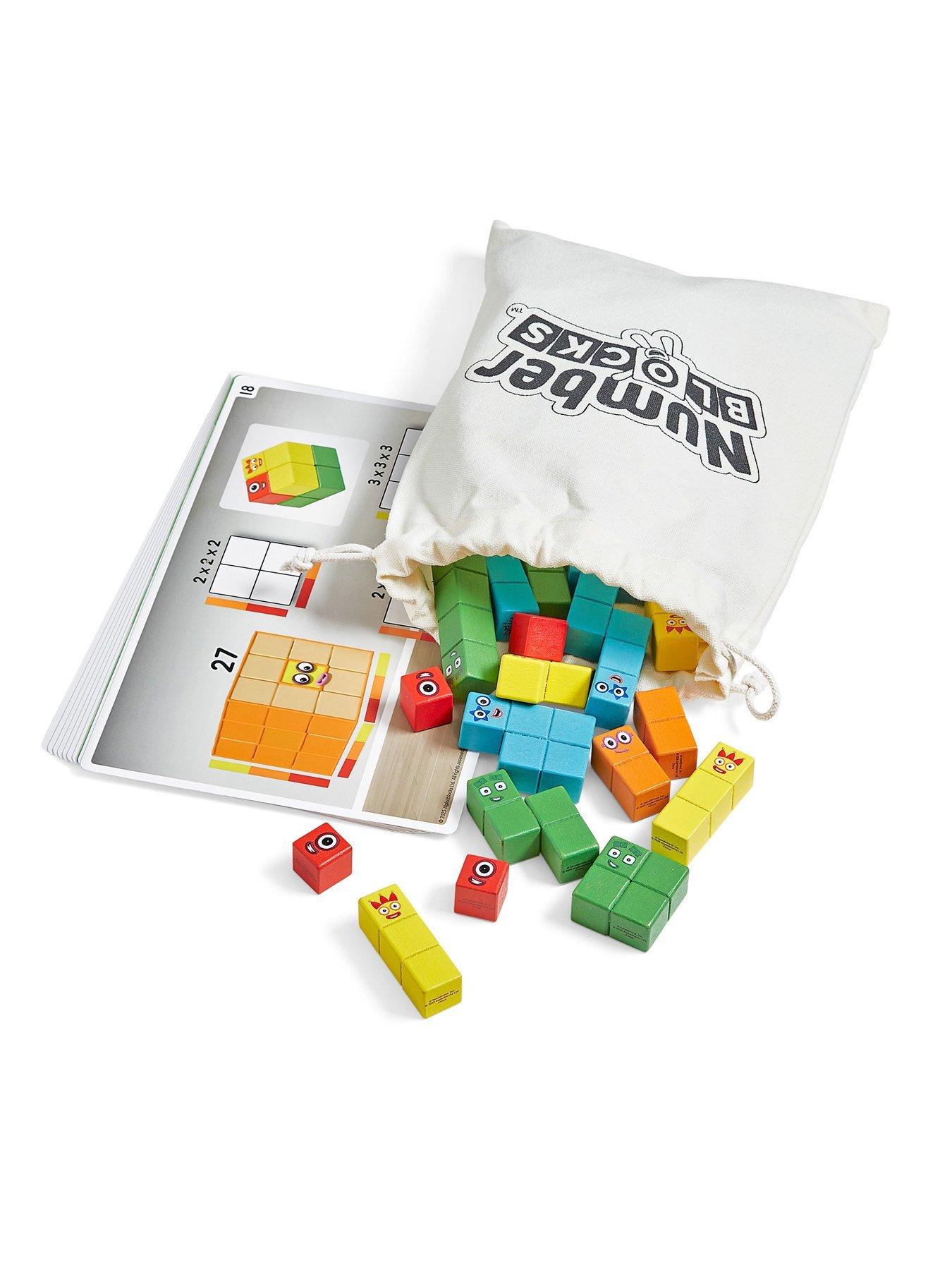 LEARNING RESOURCES Numberblocks Wooden Building Blocks Activity Set | Very