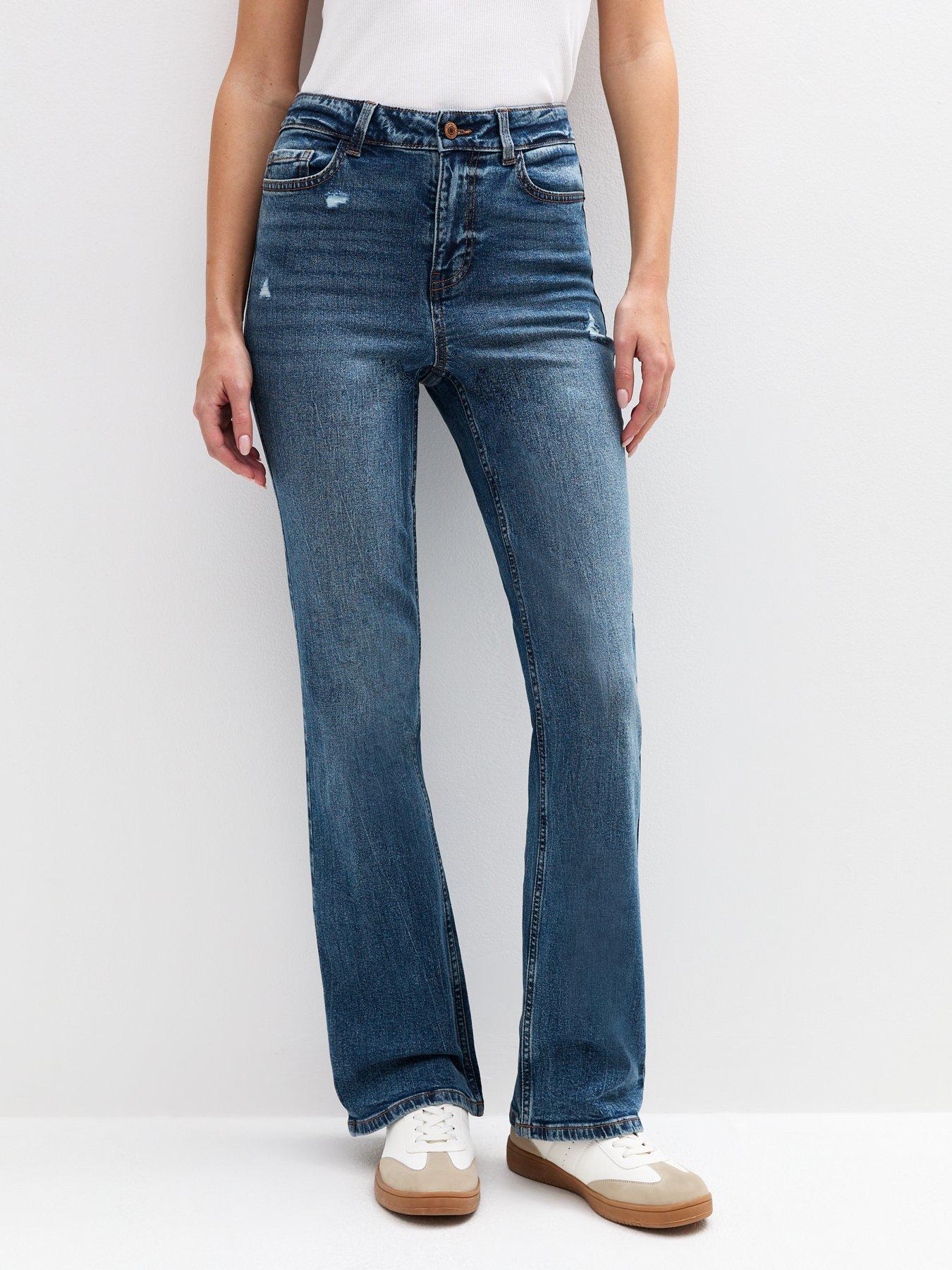 New Look Quinn Bootcut Flared Jeans - Blue | Very