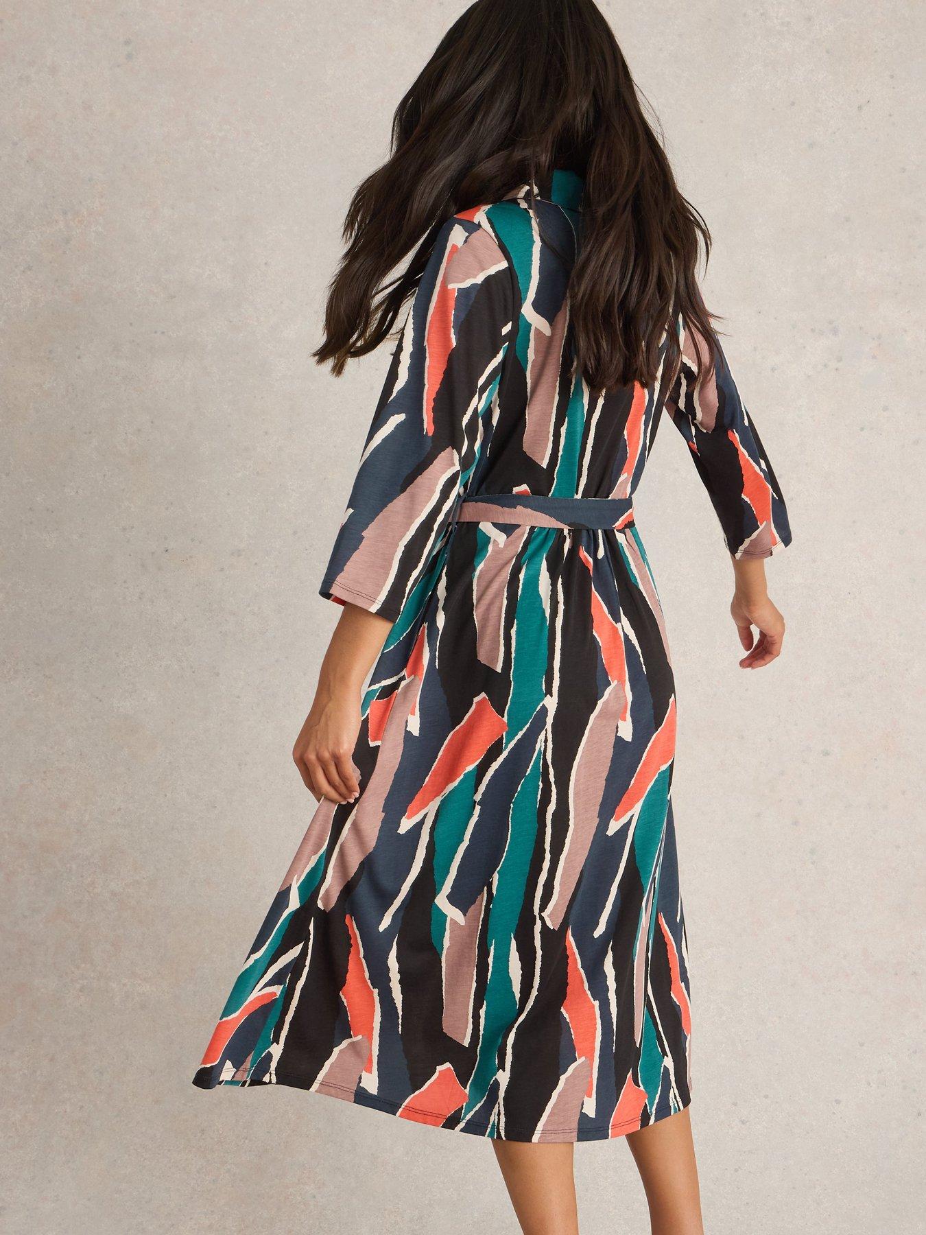 White Stuff Ava Jersey Shirt Dress - Black | Very