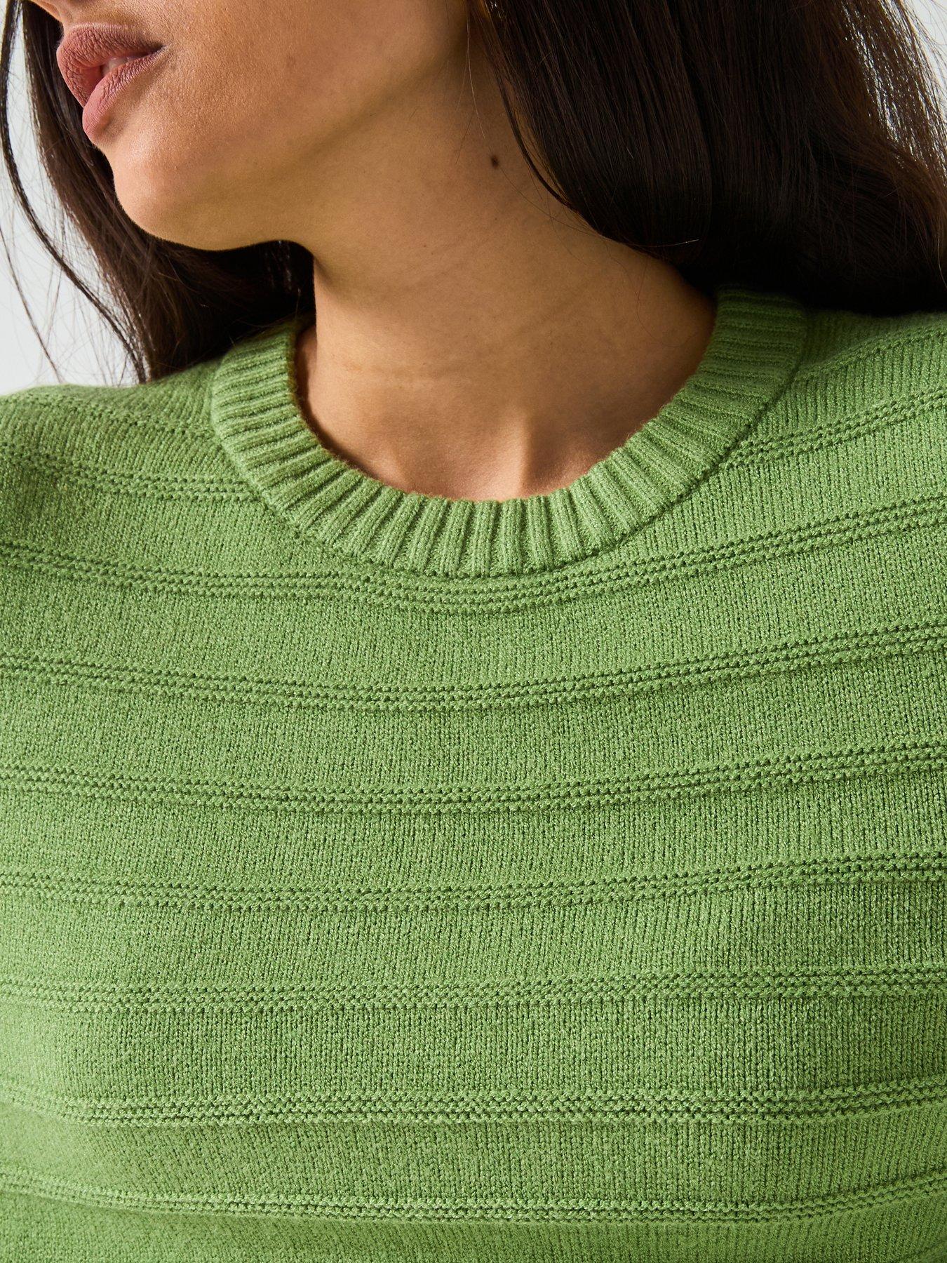 The Very Collection Classic Comfort Crew Neck Stitch Interest Jumper ...
