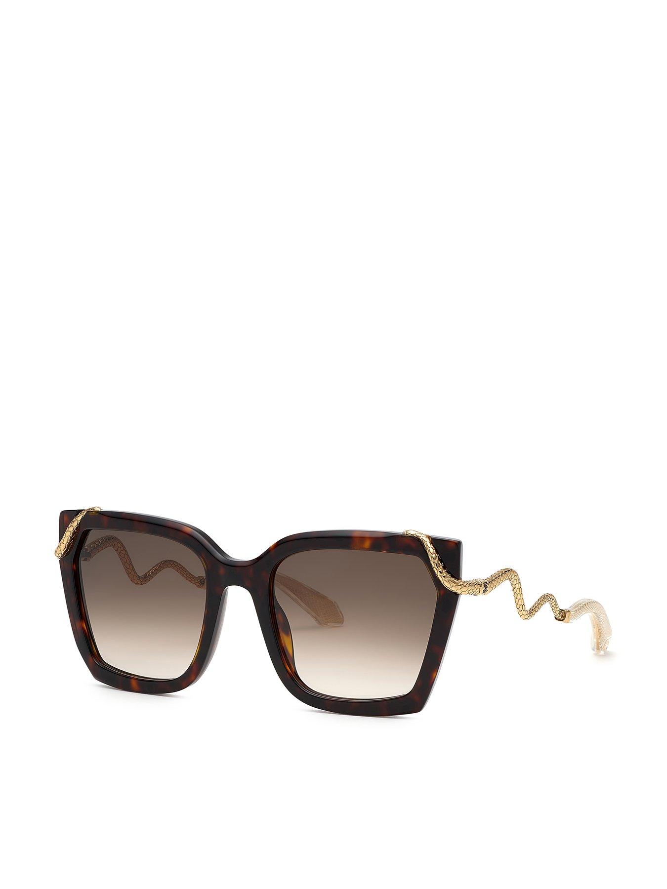 Roberto Cavalli Snake Collection Sunglasses - Brown | Very