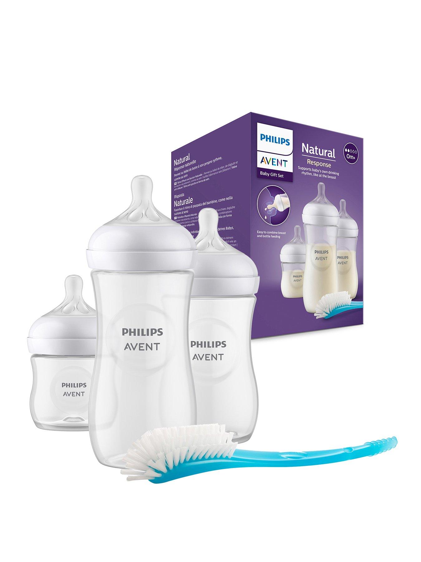 Avent Natural Response Newborn Baby Kit - 1x 4oz, 9oz and 11oz Baby ...