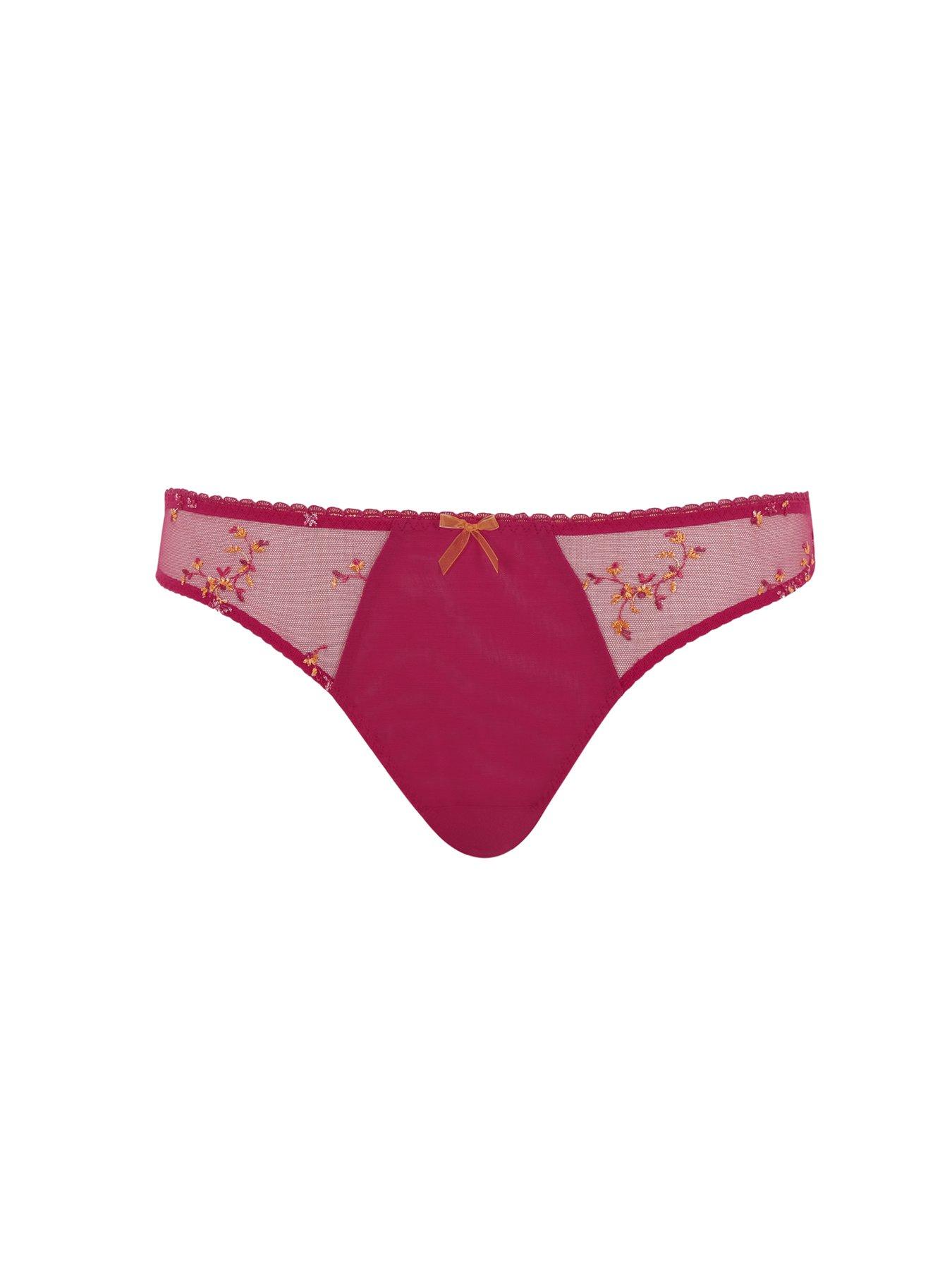 Panache Panache Meadow Raspberry Brazilian Brief - Raspberry | Very.co.uk