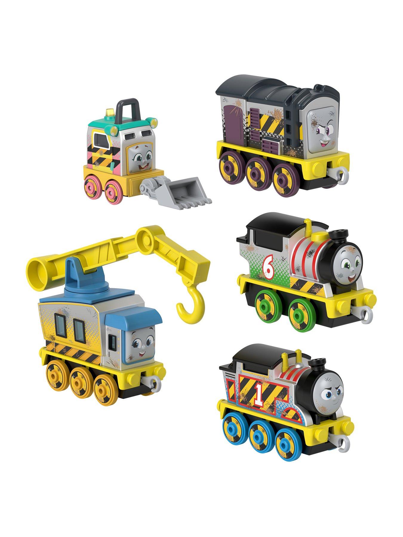 Thomas & Friends Construction Crew 5-Piece Diecast Metal Toy Train ...