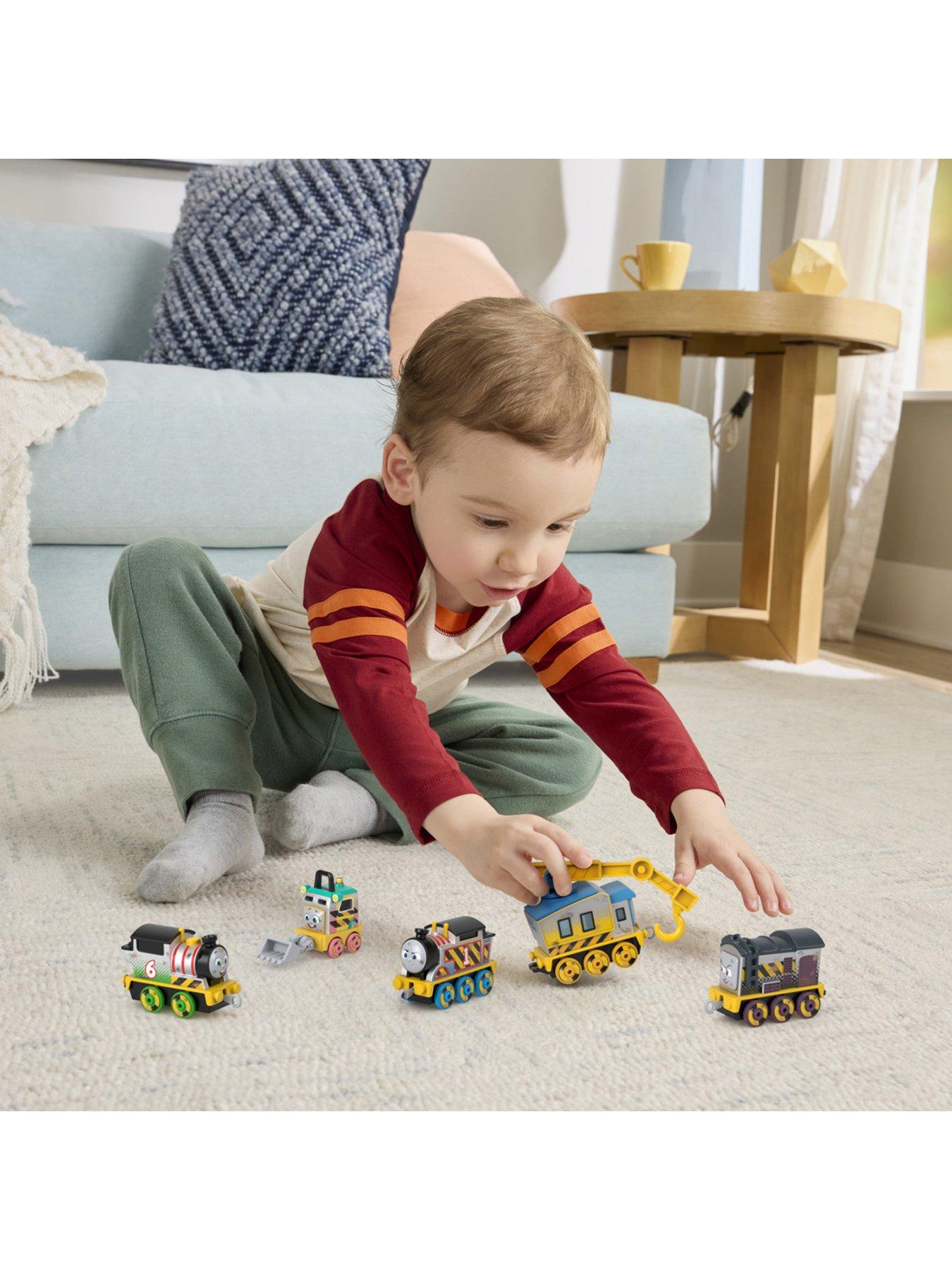 Thomas & Friends Construction Crew 5-Piece Diecast Metal Toy Train ...