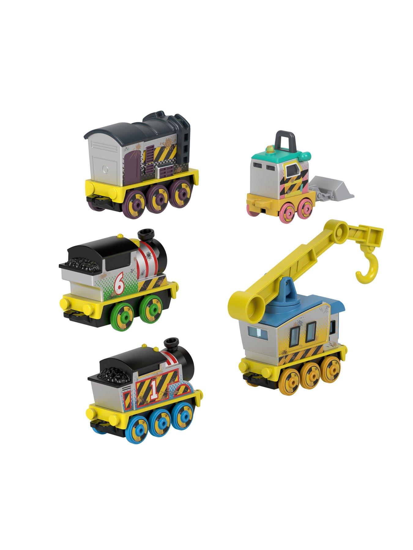 Thomas & Friends Construction Crew 5-Piece Diecast Metal Toy Train ...