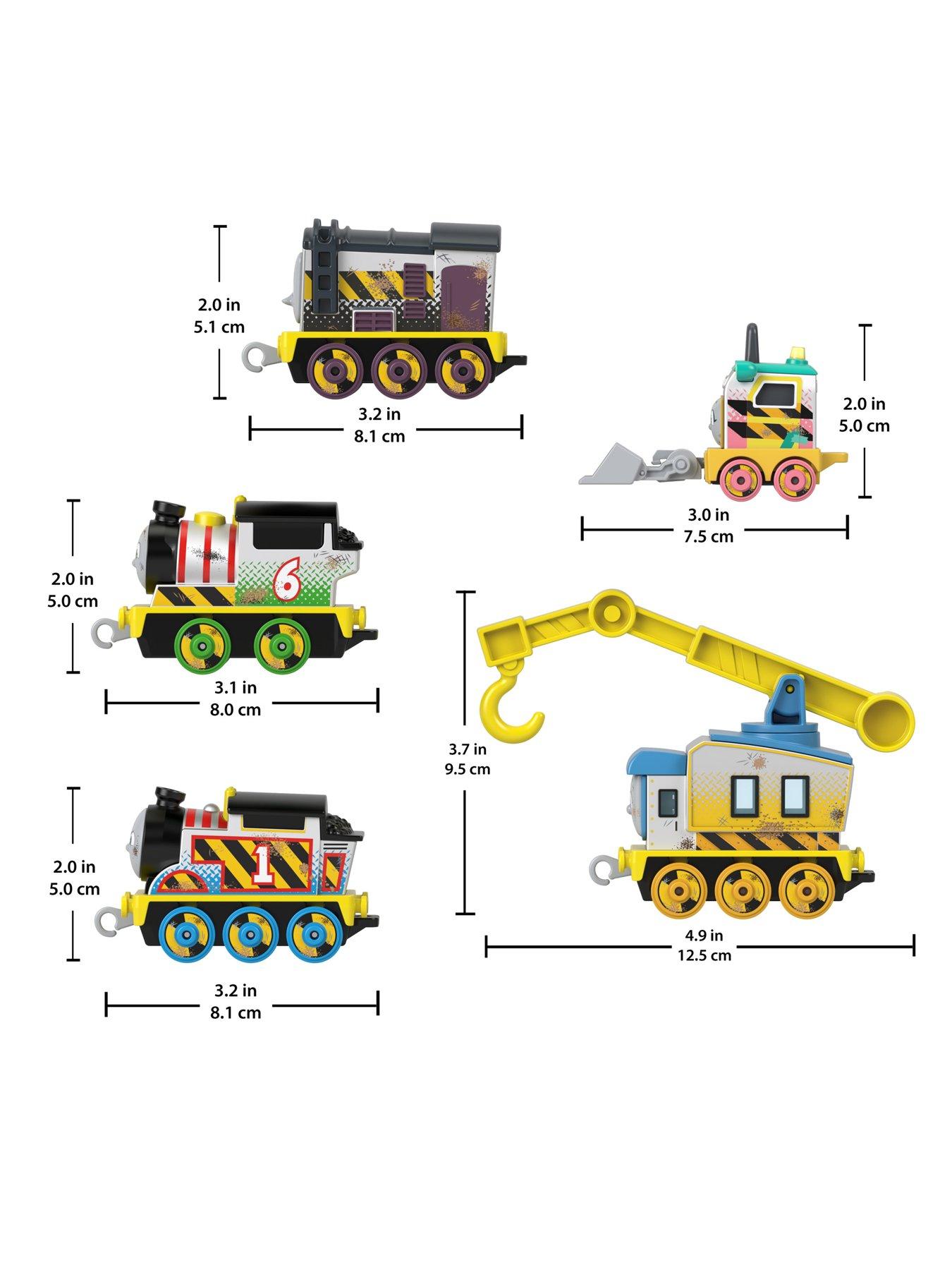 Thomas & Friends Construction Crew 5-Piece Diecast Metal Toy Train ...