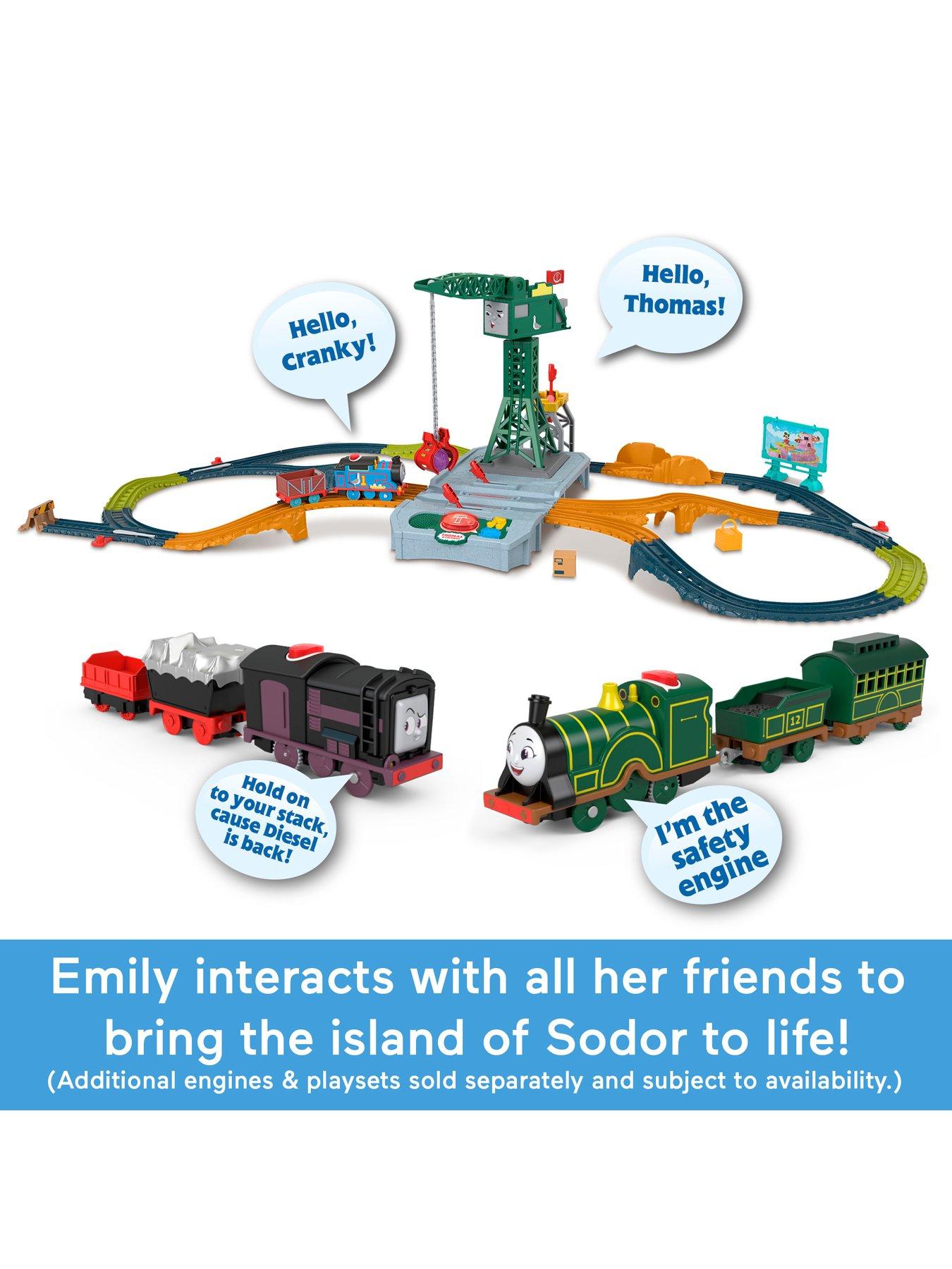 Thomas & Friends Talking Emily Toy Train Motorized Engine with Phrases ...