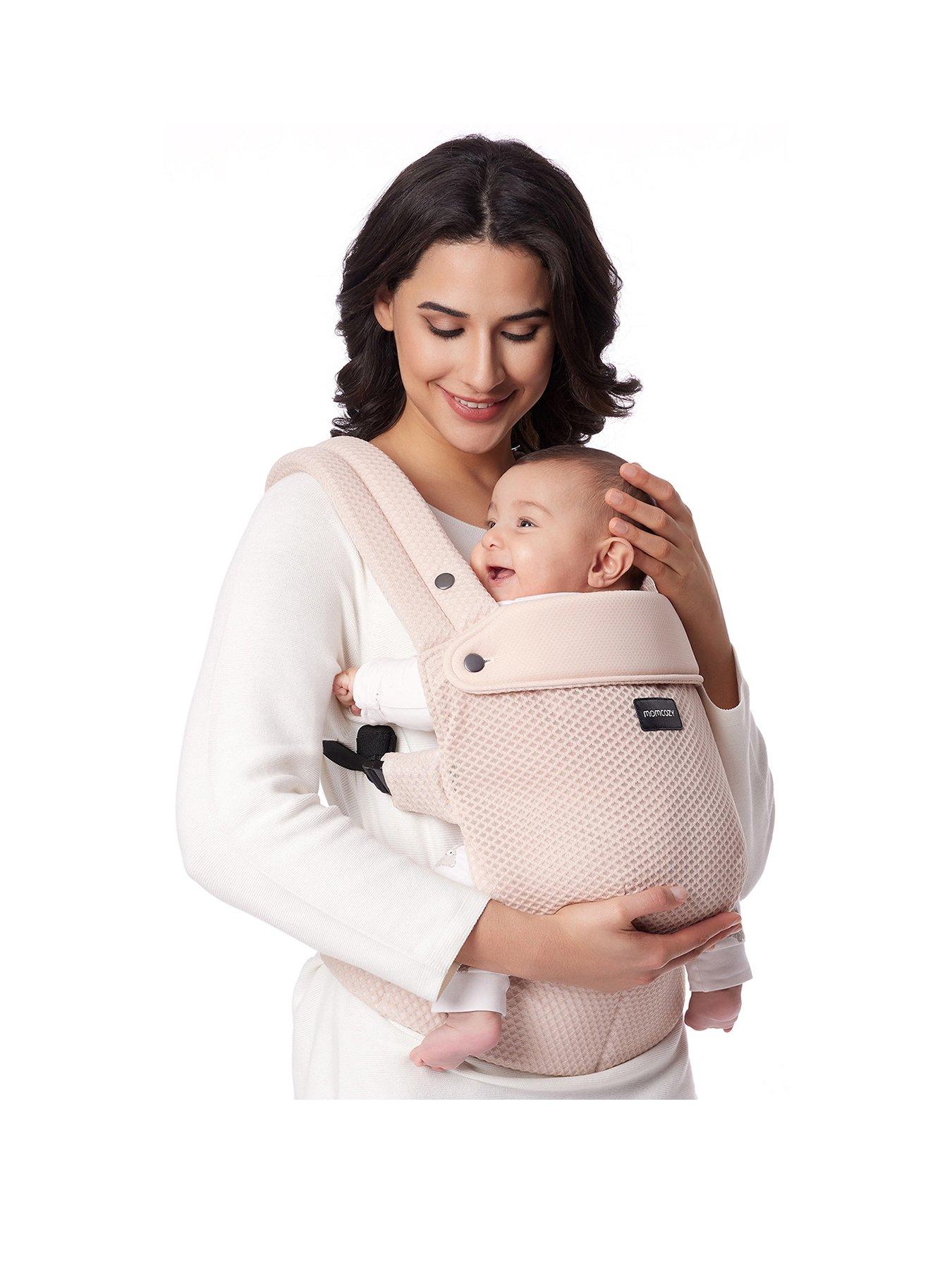 Momcozy Baby Carrier Newborn to Toddler-Air Mesh-Pink | Very