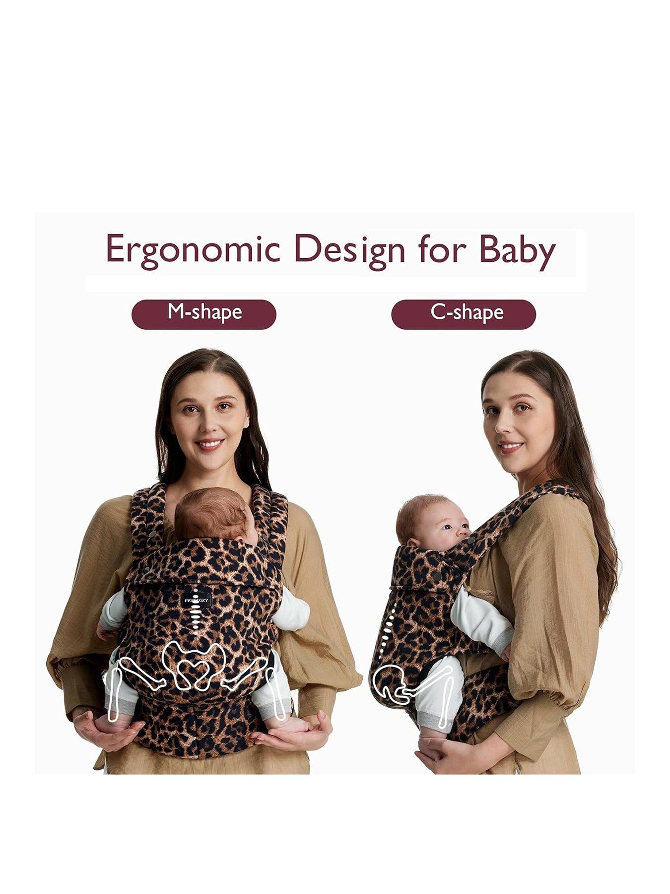 Momcozy Baby Carrier Newborn to Toddler-Cotton-Leopard | Very.co.uk