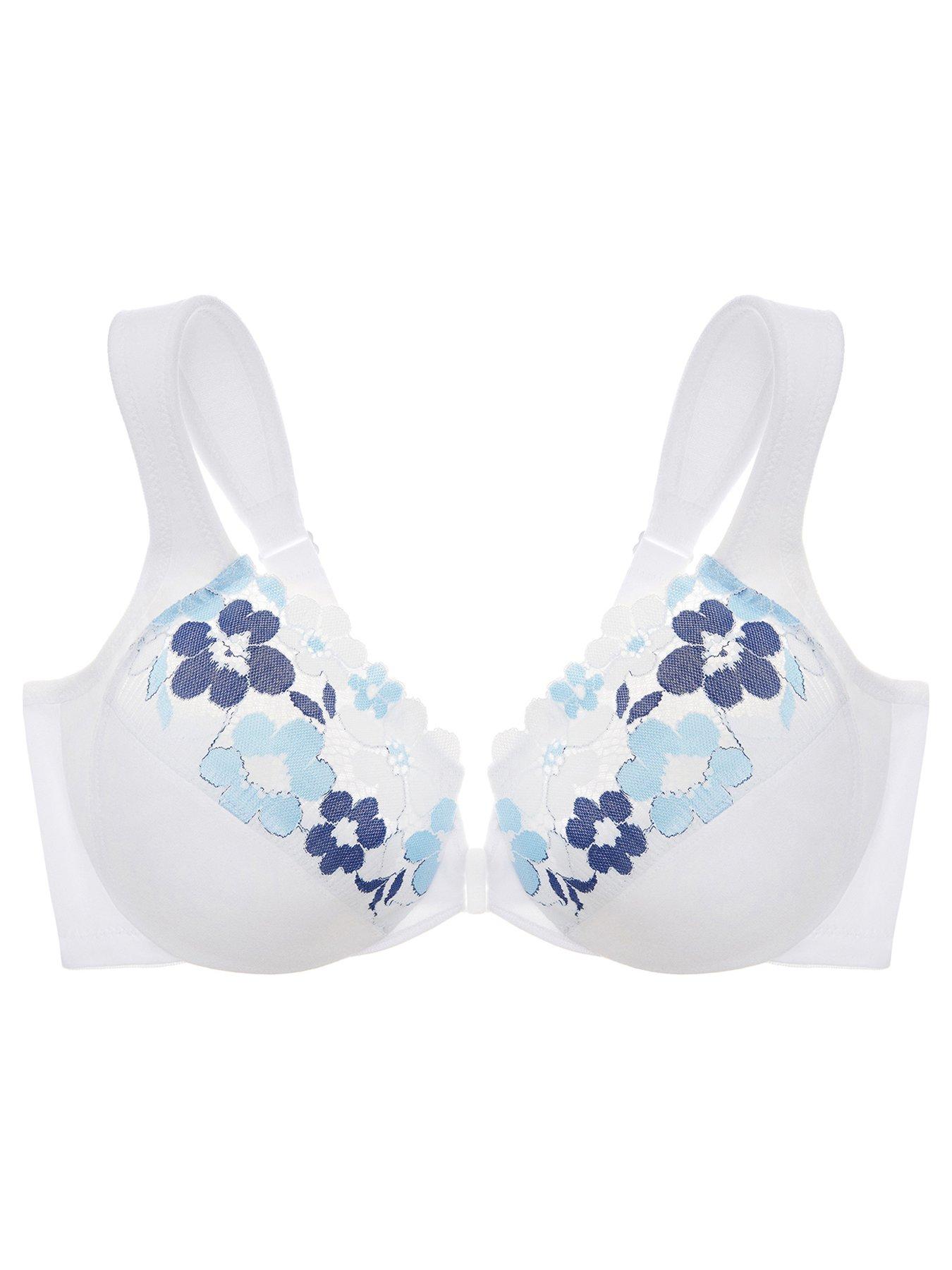 Glamorise 1241 Wonder Wire Front Closure Bra - White | Very