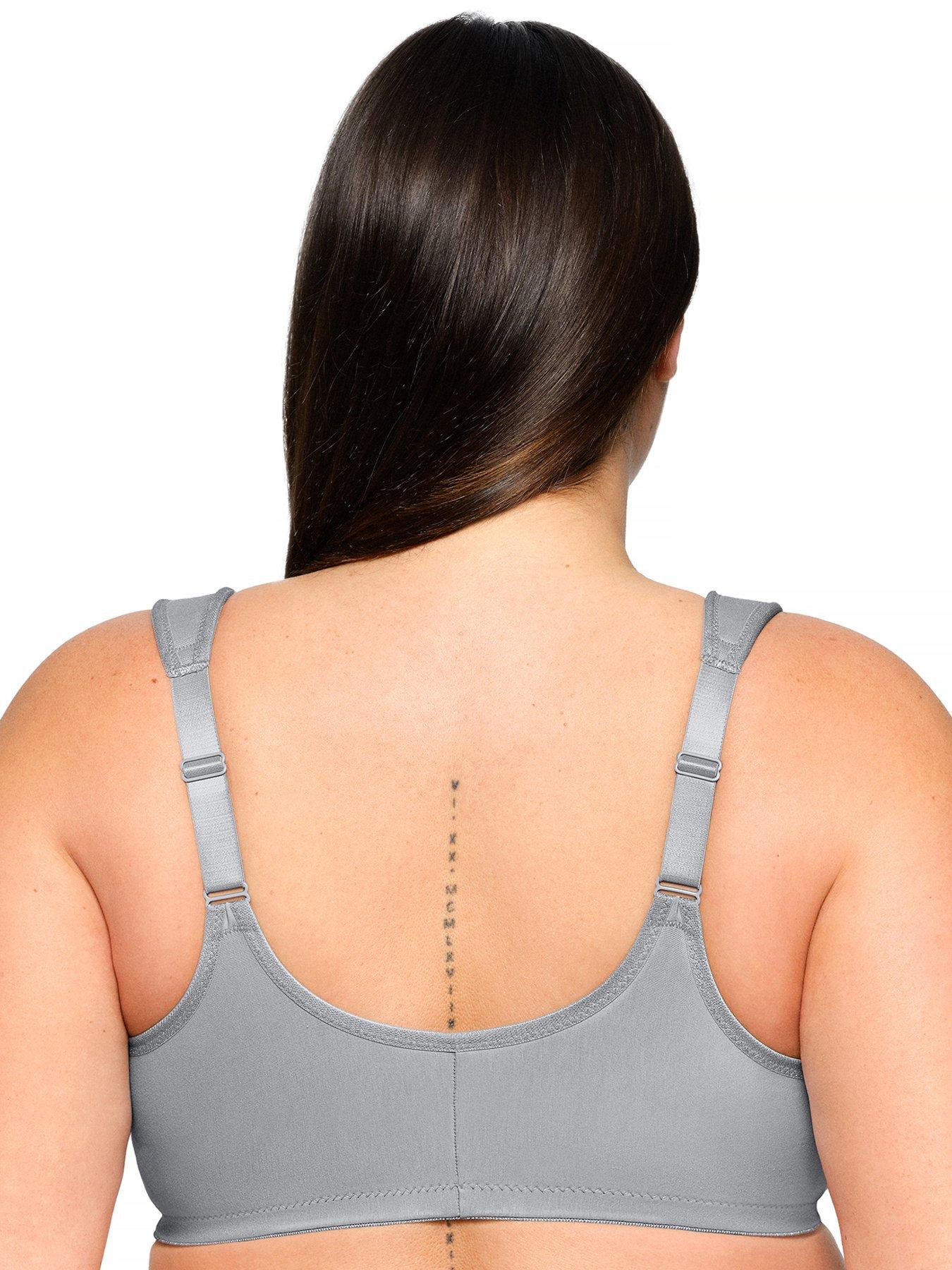 Glamorise 1241 Wonder Wire Front Closure Bra - Silver | Very