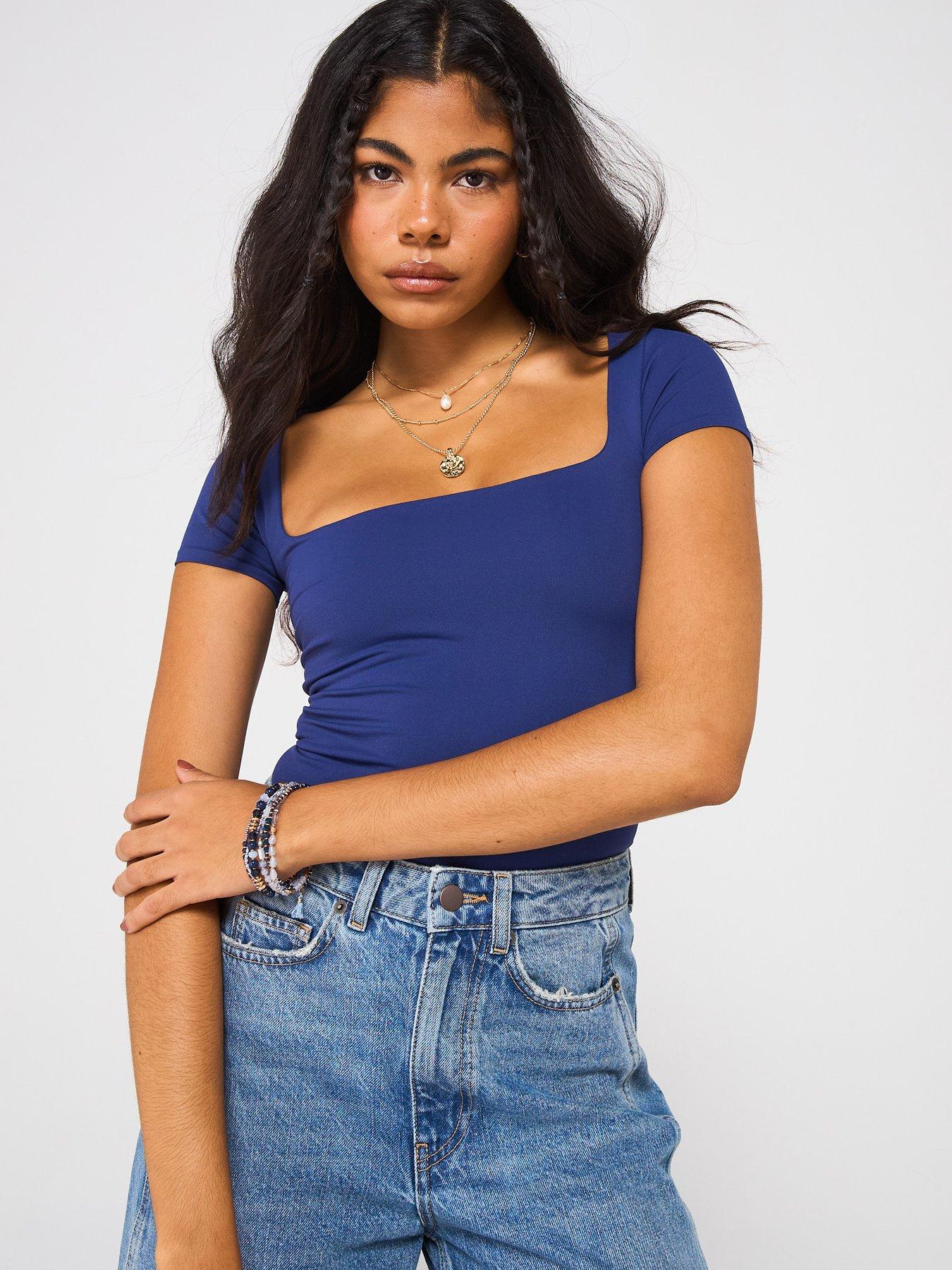 Women's Blue Tops | Very Page 15
