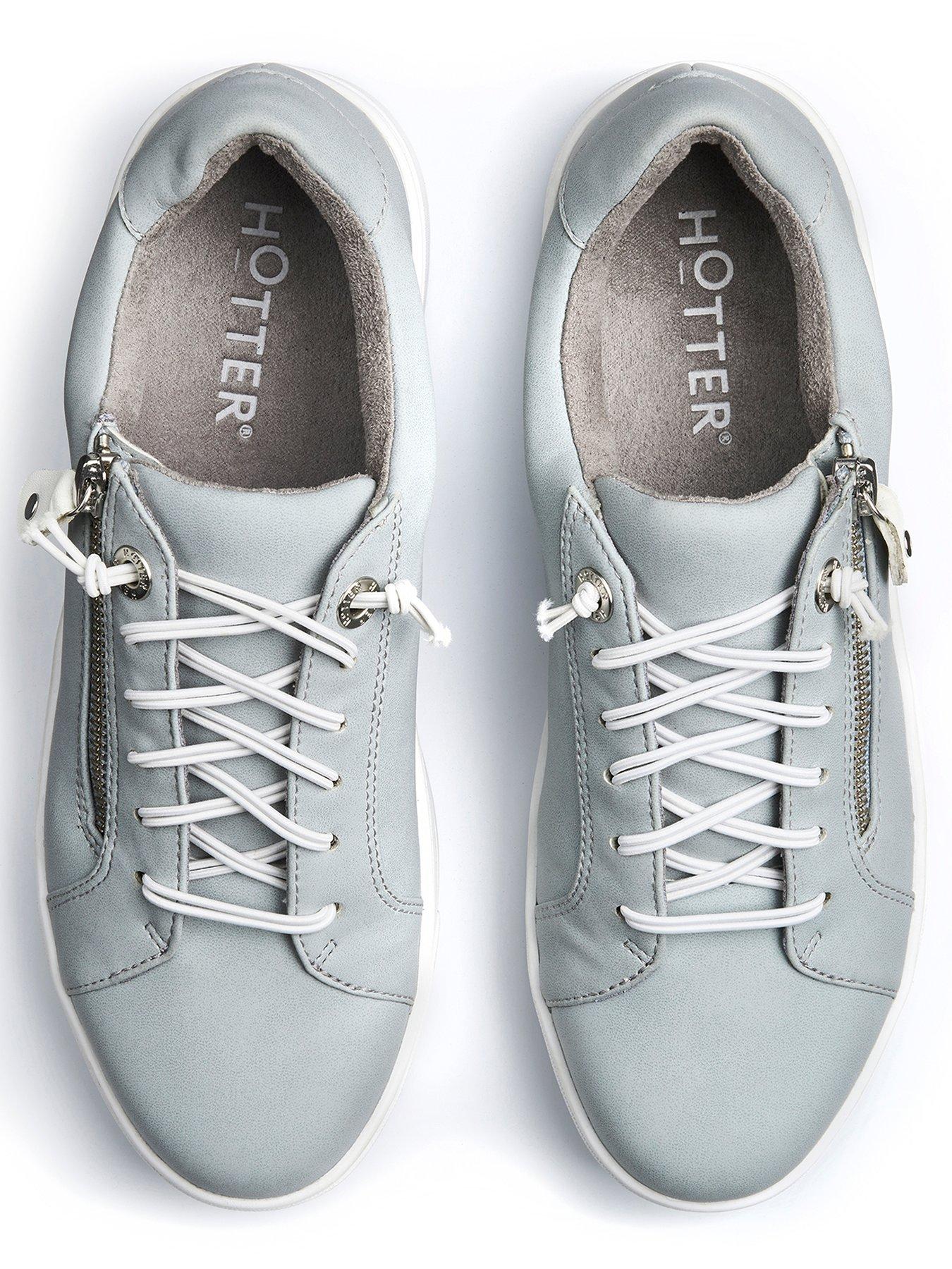Hotter Leonie Wide Fit Trainer - Blue | Very