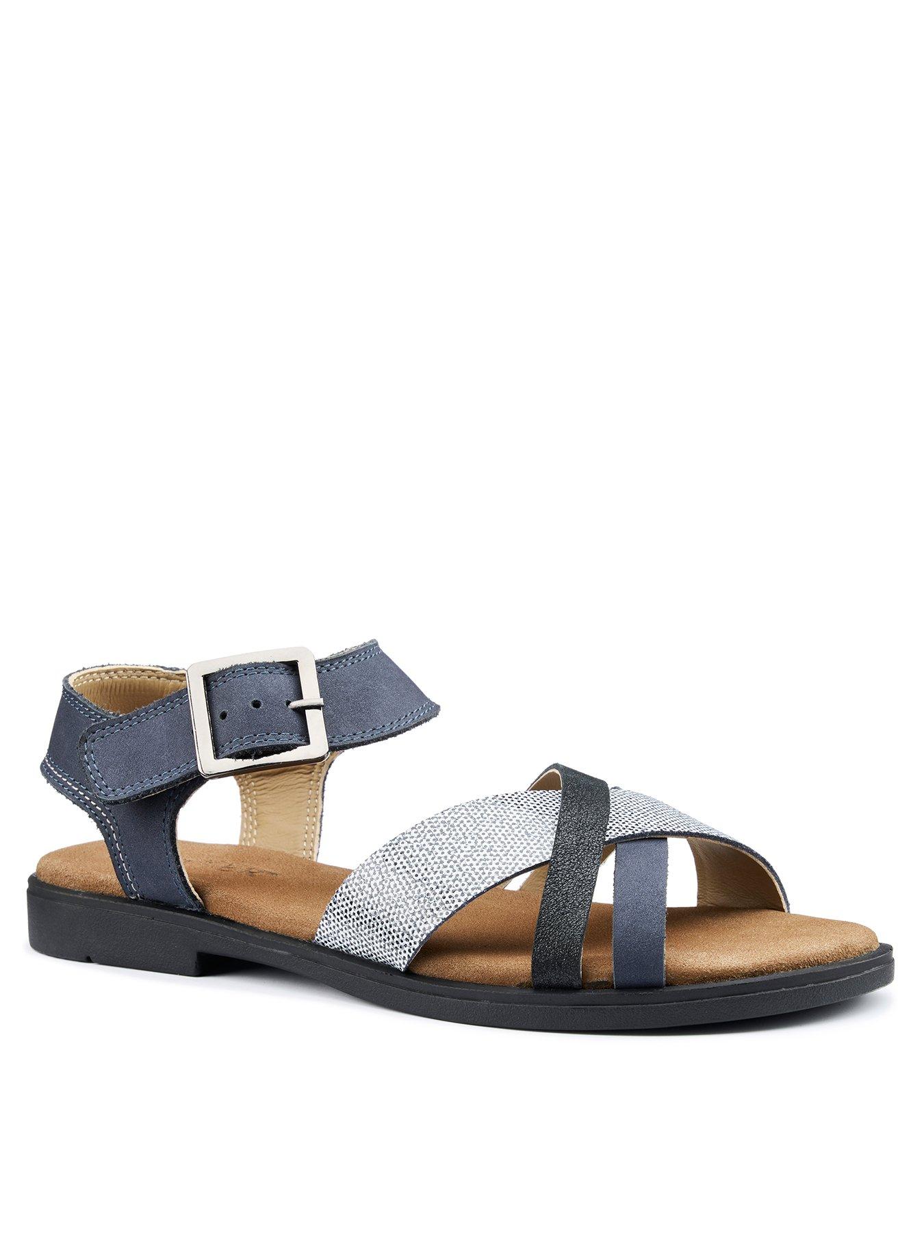 Hotter Eleanor Buckle Sandal - Blue | Very