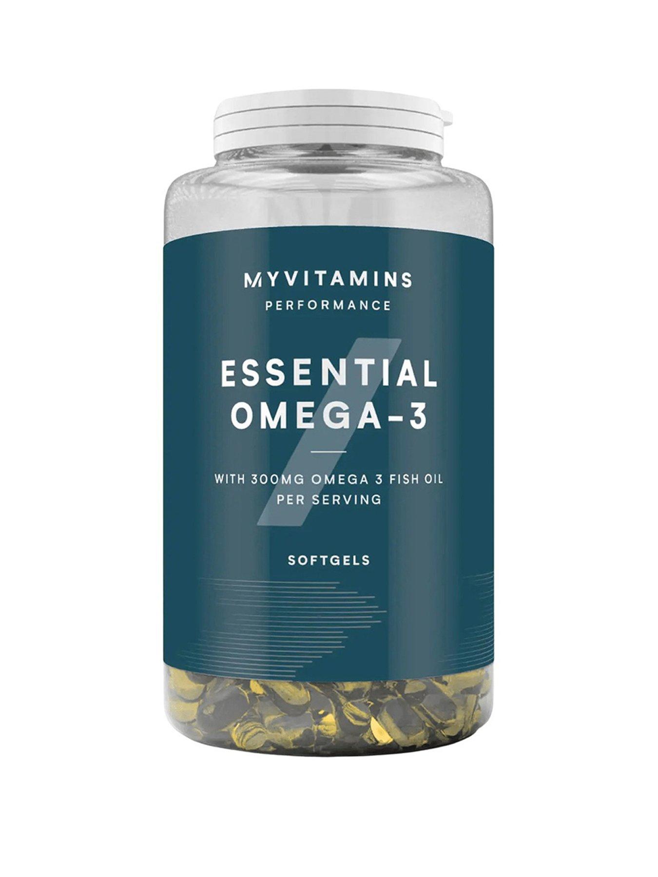 MyVitamins Essential Omega 3 - 1000 mg 18% EPA / 12% DHA - 250 Capsules ...