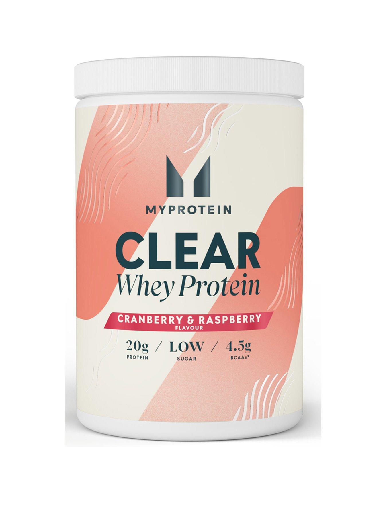 MyProtein Clear Whey Isolate 500g - Cranberry & Raspberry - 20 Serve | Very