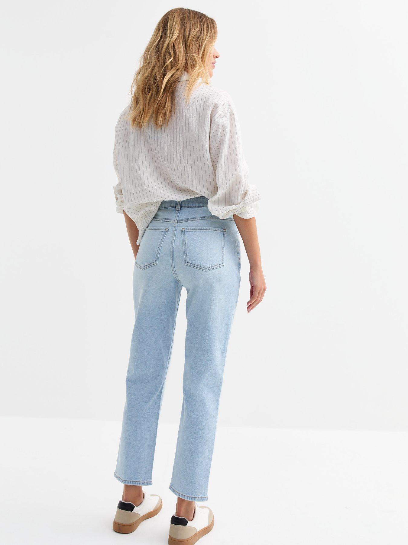 New Look Hannah Straight Leg Jeans - Blue | Very