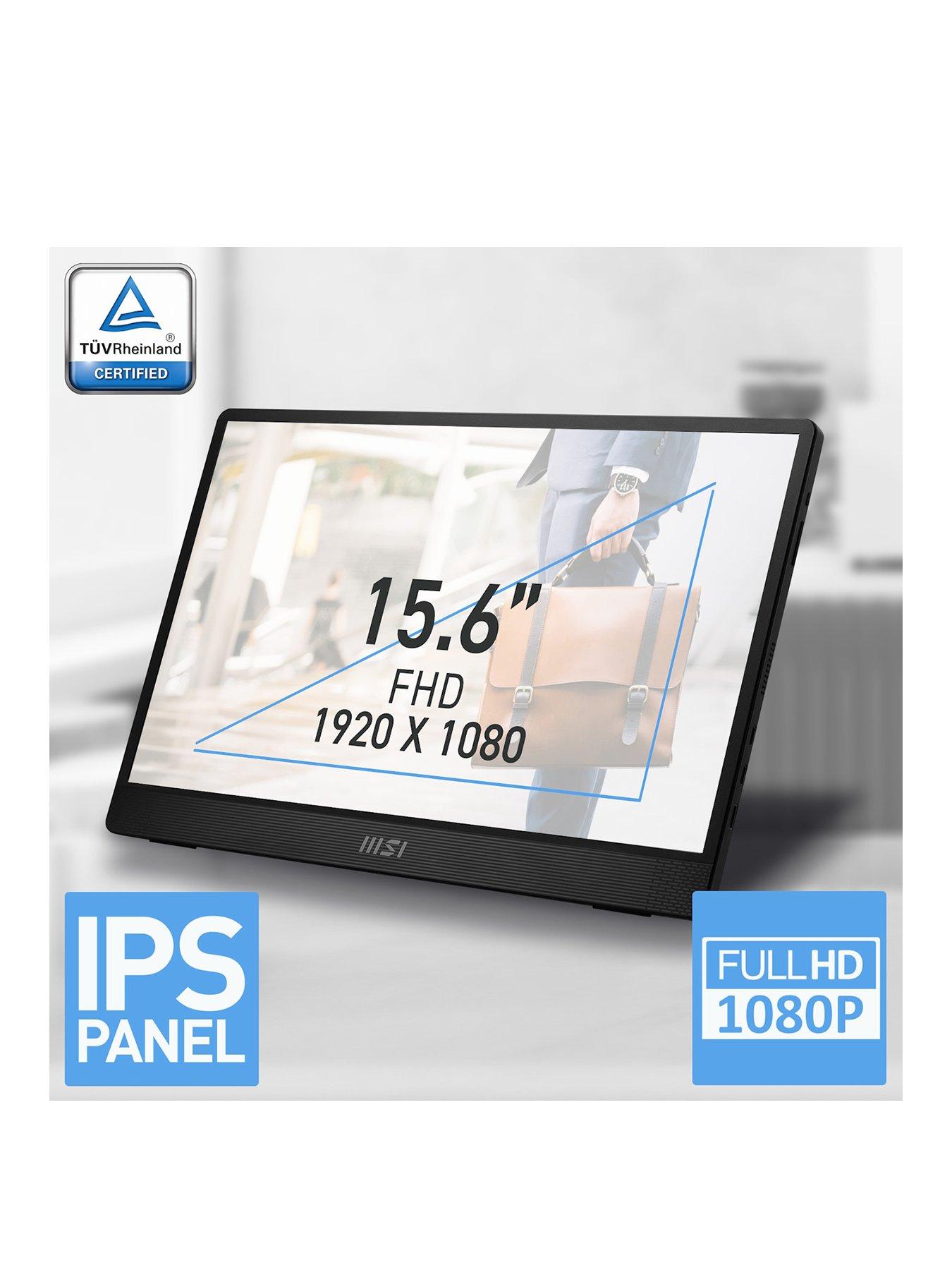 MSI PRO MP161 E2U - 15.6IN - FHD IPS - 60Hz - Portable Monitor - Black | Very