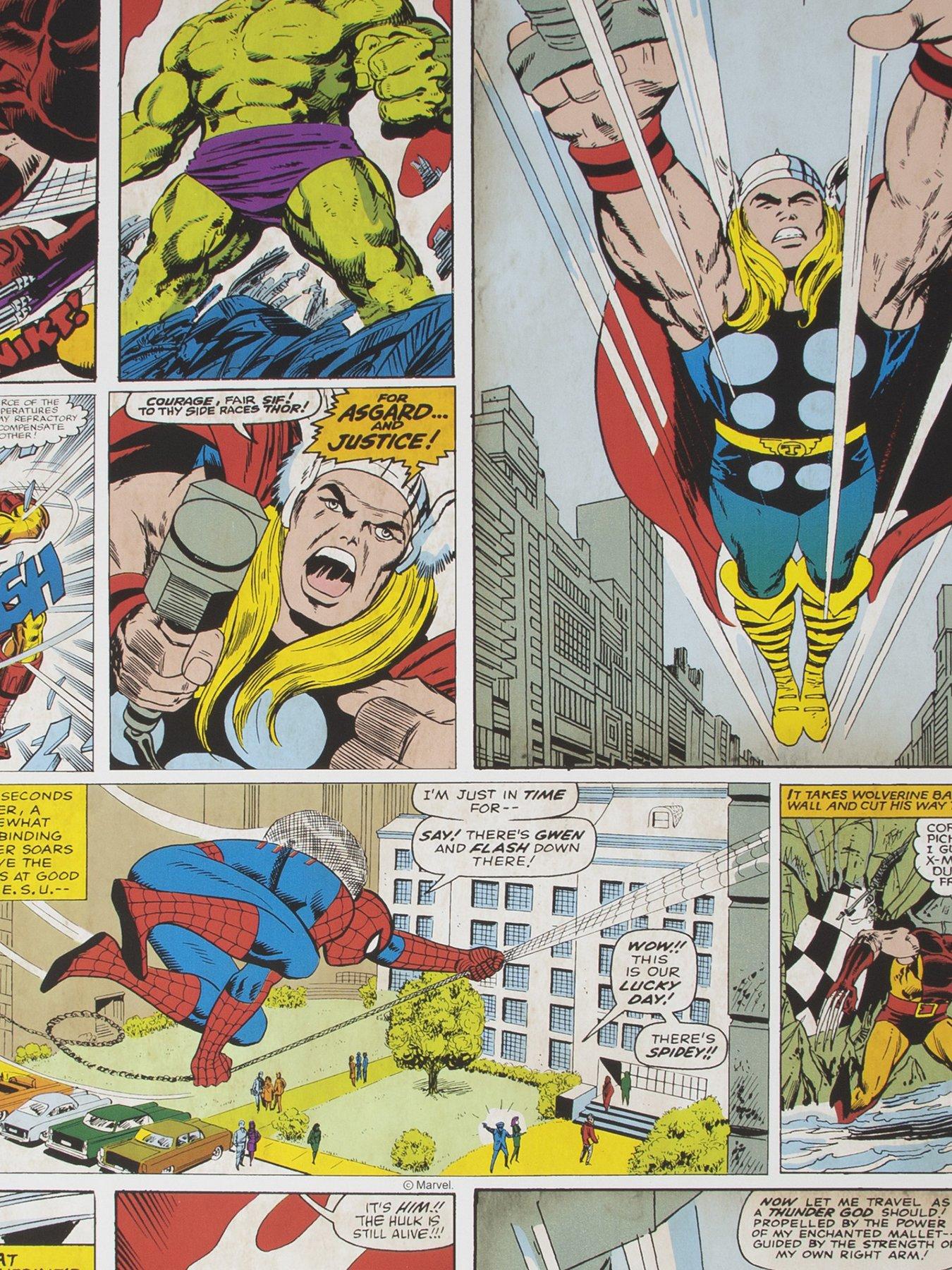 Marvel Comic Strip Wallpaper | Very