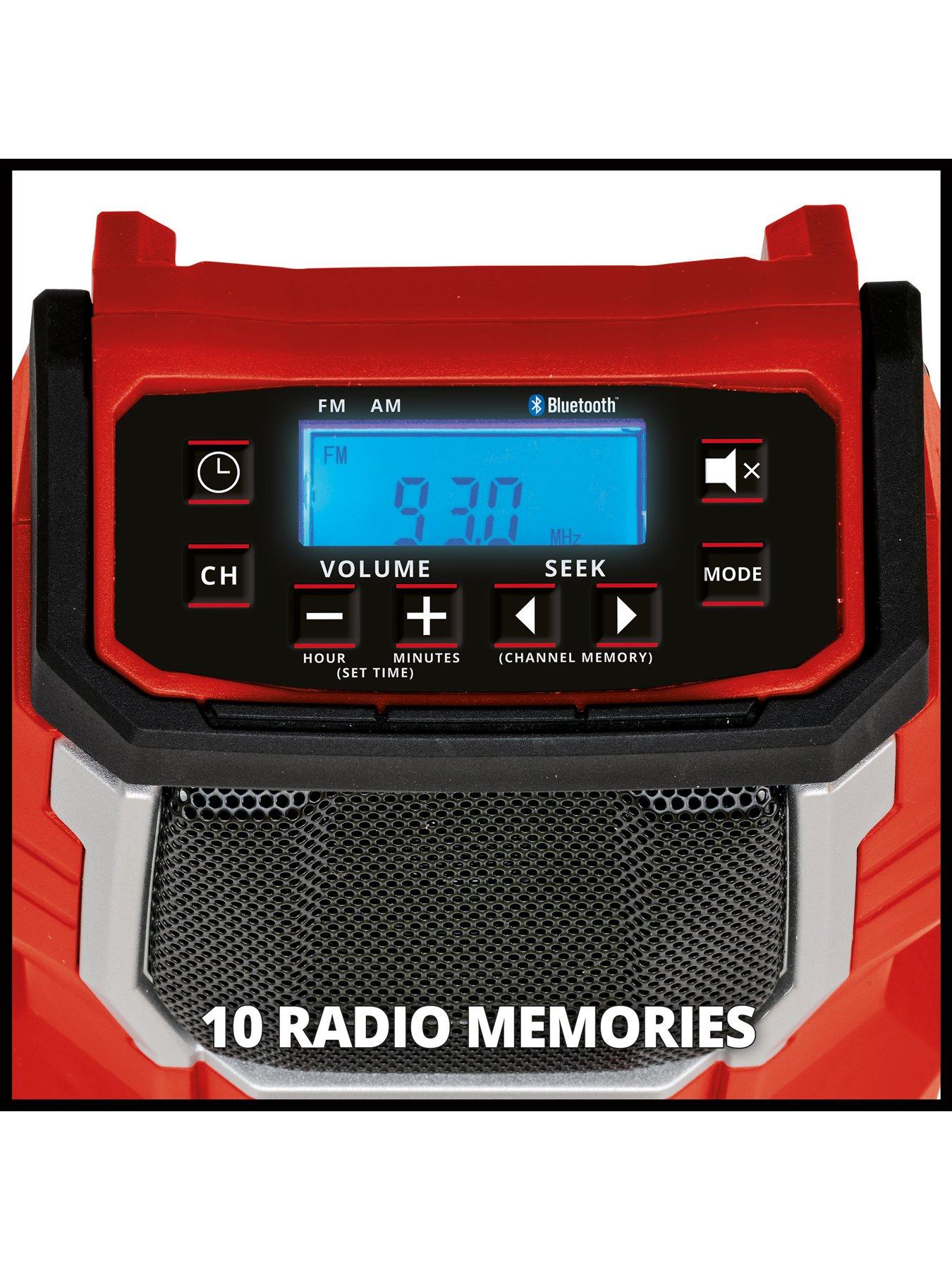 Einhell PXC 18V Cordless Radio - TC-RA 18 Li BT - Solo | Very
