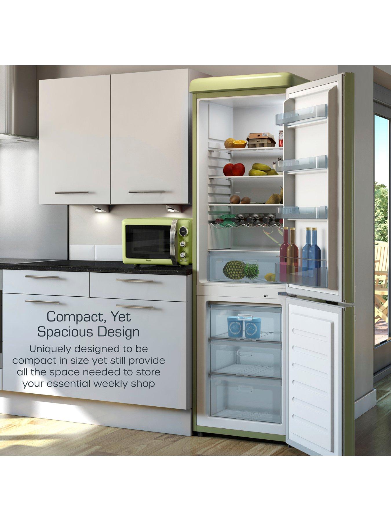 Swan SR11020GNE Retro Style Fridge Freezer - Green | Very