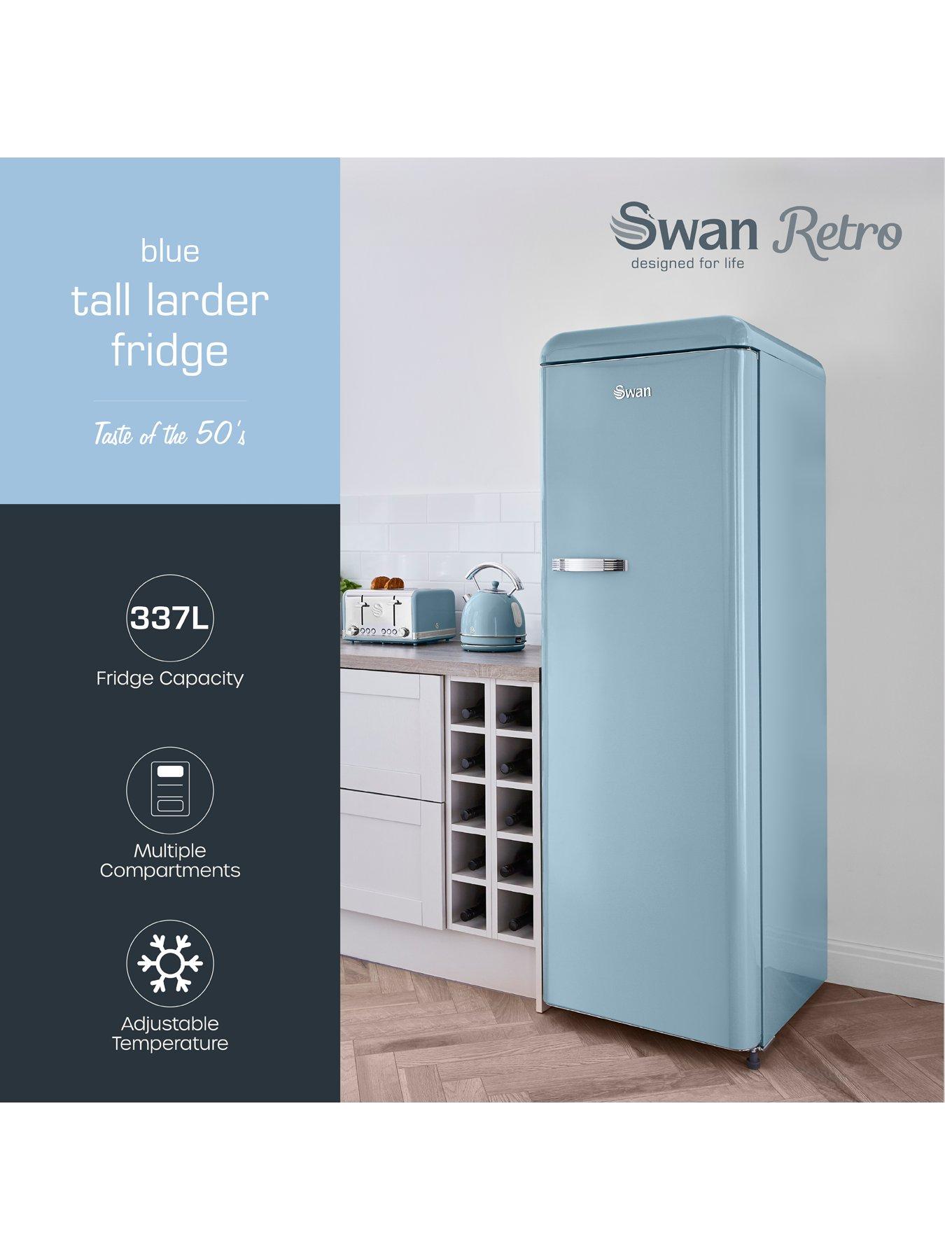 Swan SR11050BLNE Retro Blue Larder Fridge 337L | Very