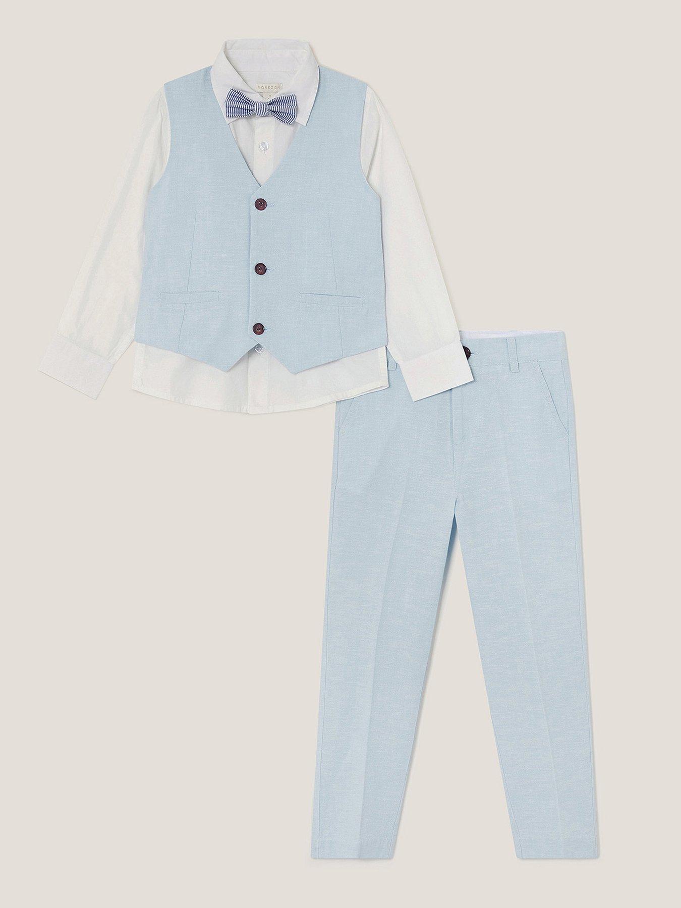 Monsoon Boys 4 Piece Suit - Blue | Very