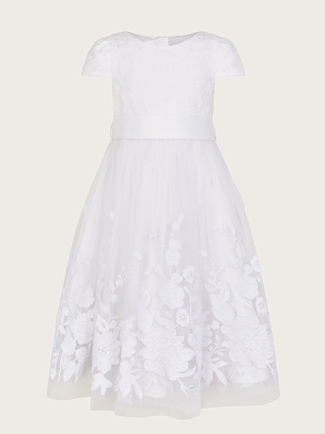 Girls White Dresses | All White Dress for Girls | Very
