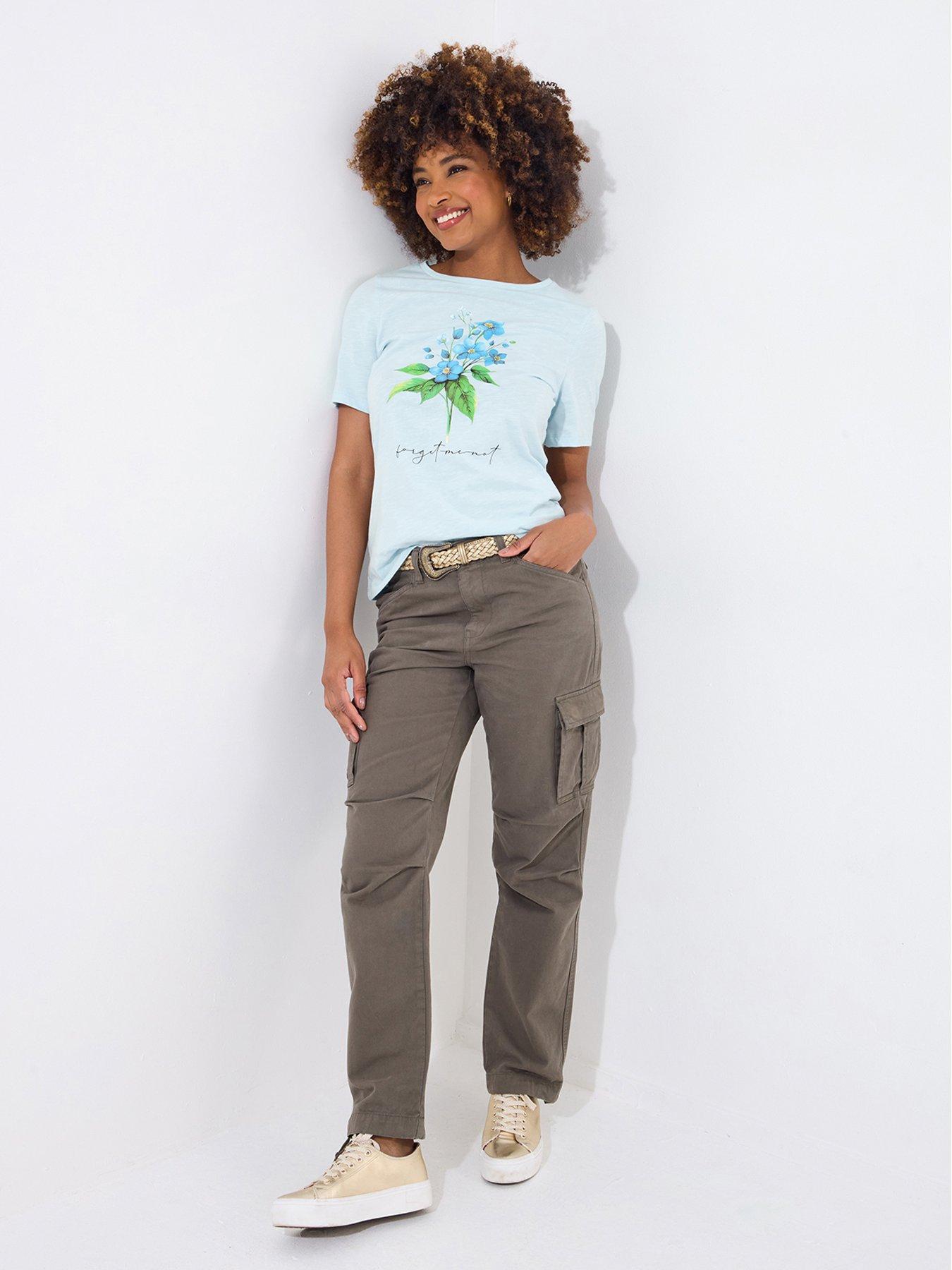Joe Browns Forget Me Not Graphic Tee - Blue | Very