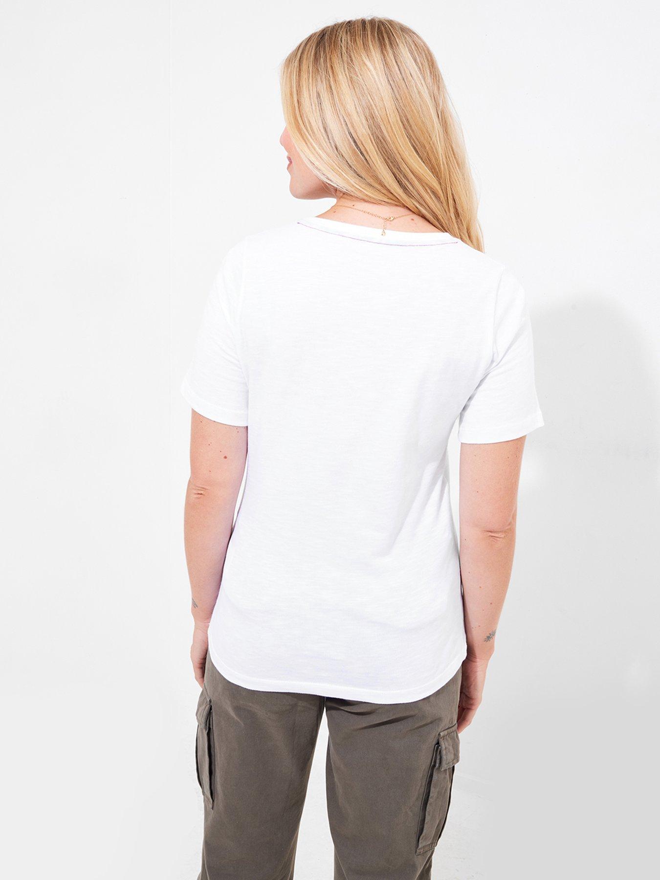 Joe Browns Rocker Rose Graphic Tee - White | Very