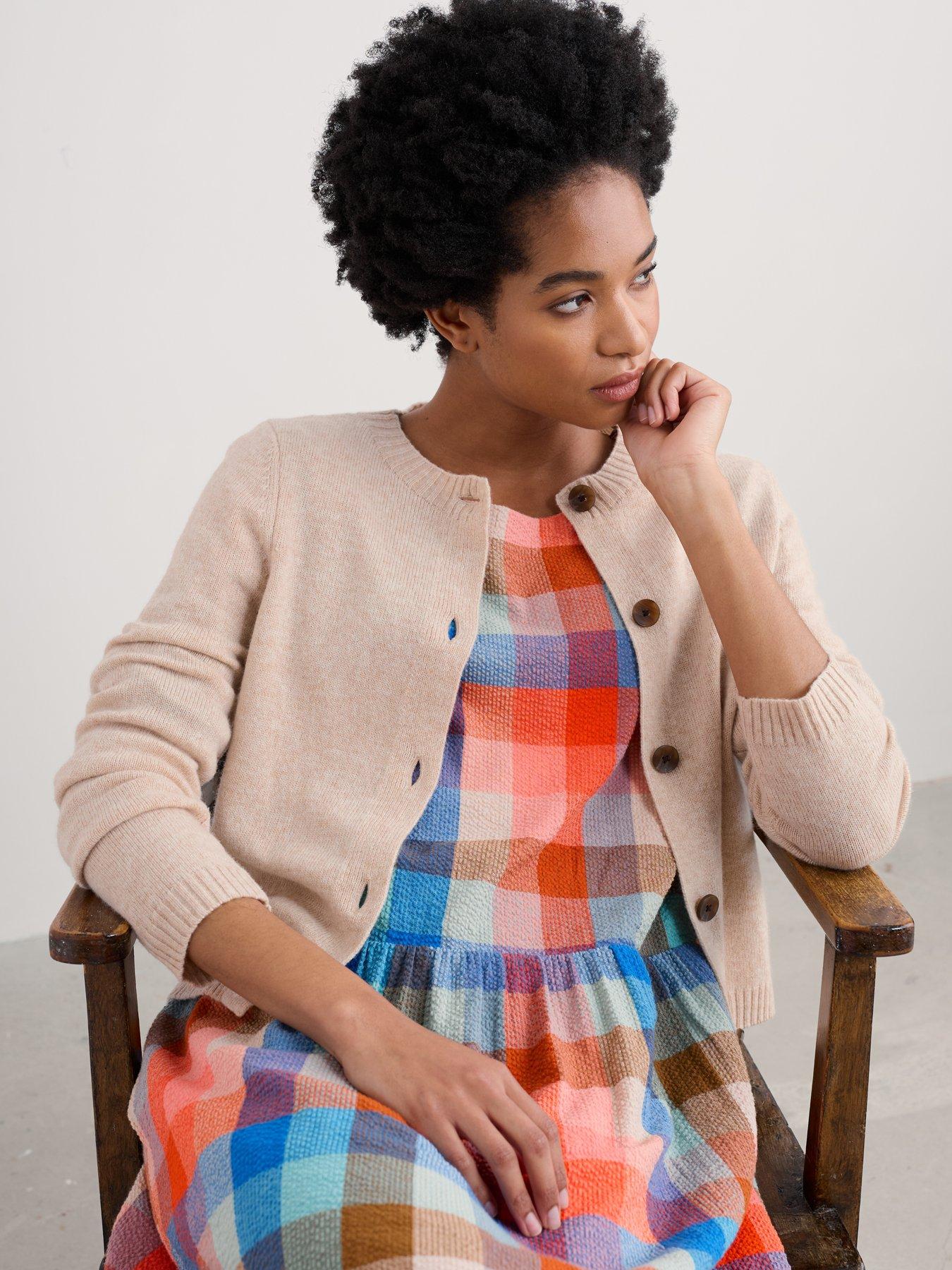 Seasalt Cornwall Relaxed Button Up Cardigan - Beige | Very