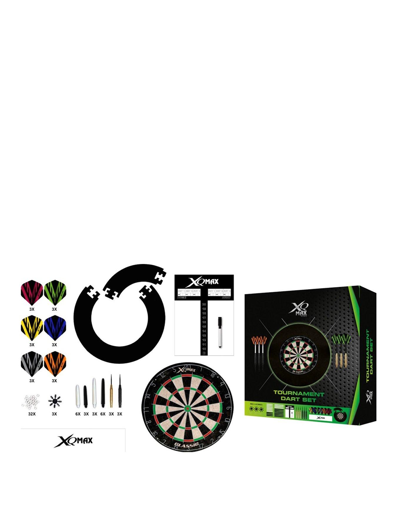 XQ Max Tournament Darts Set (Black) | Very