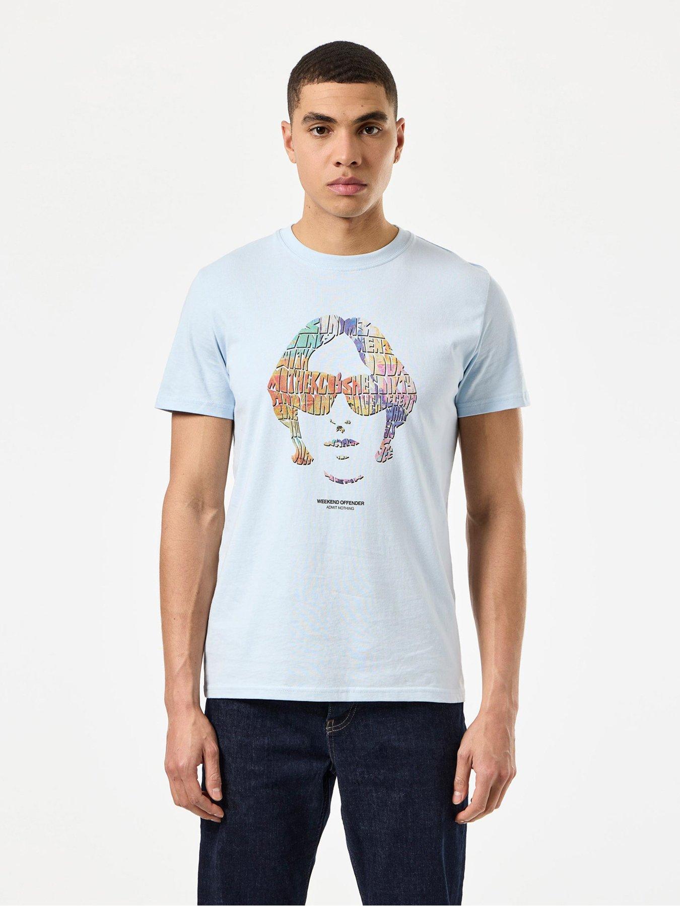 Weekend Offender Kinky Afro Music Graphic Tee - Blue | Very