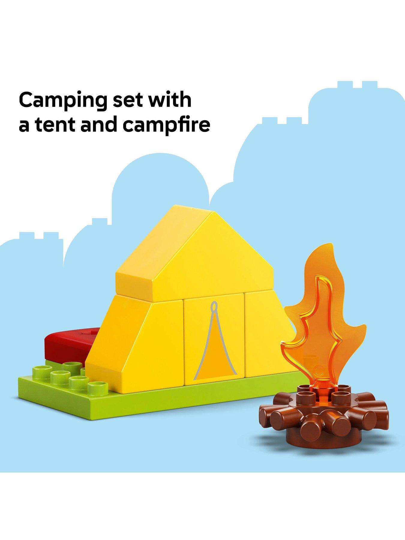 LEGO Duplo Peppa Pig Camping Trip Building Playset with Canoe Toy 10452 ...