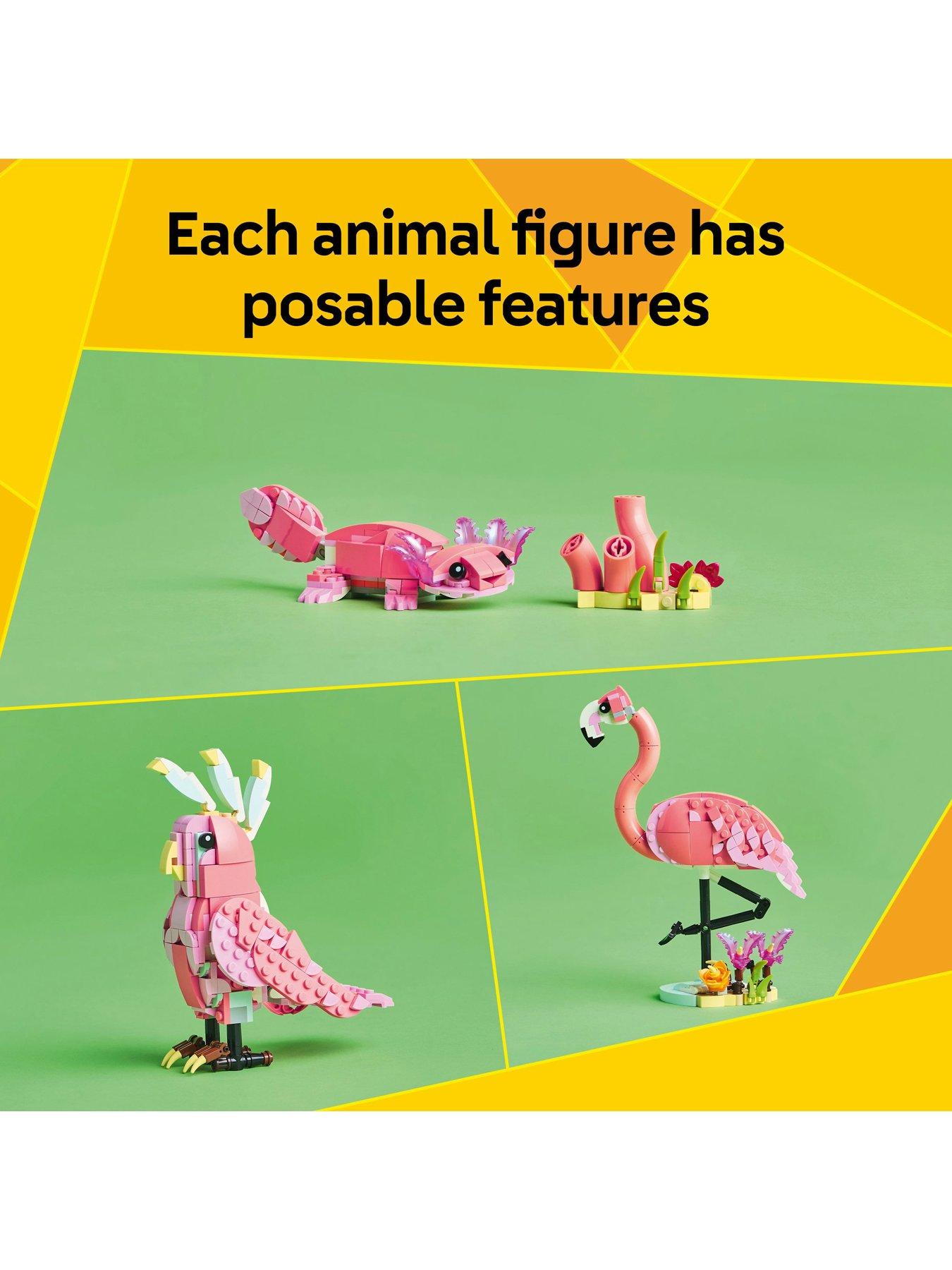 LEGO Creator 3in1 Wild Animals Pink Flamingo 31170 | Very