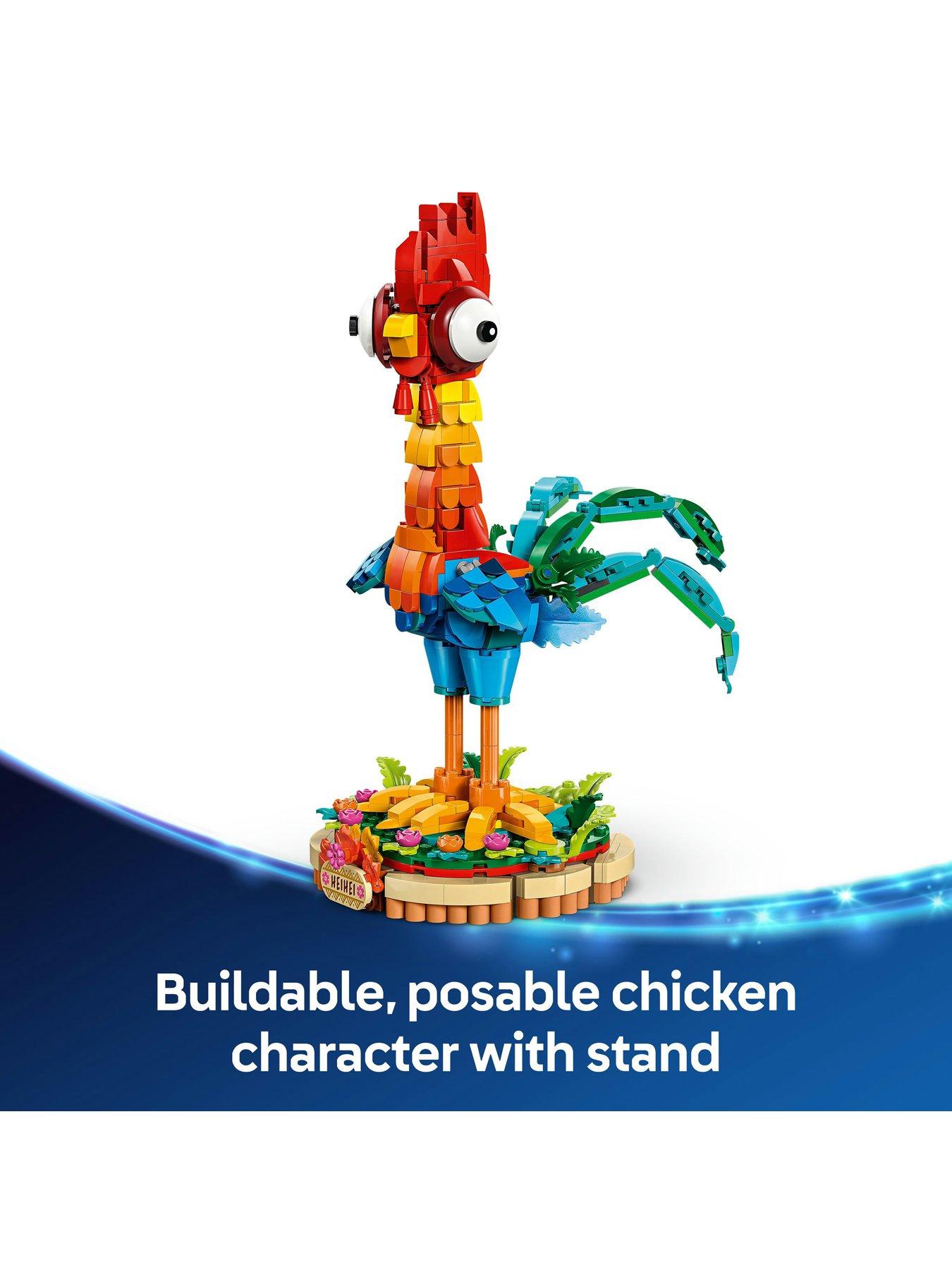 LEGO Disney Moana 2 Heihei Buildable Animal Model Kit 43272 | Very