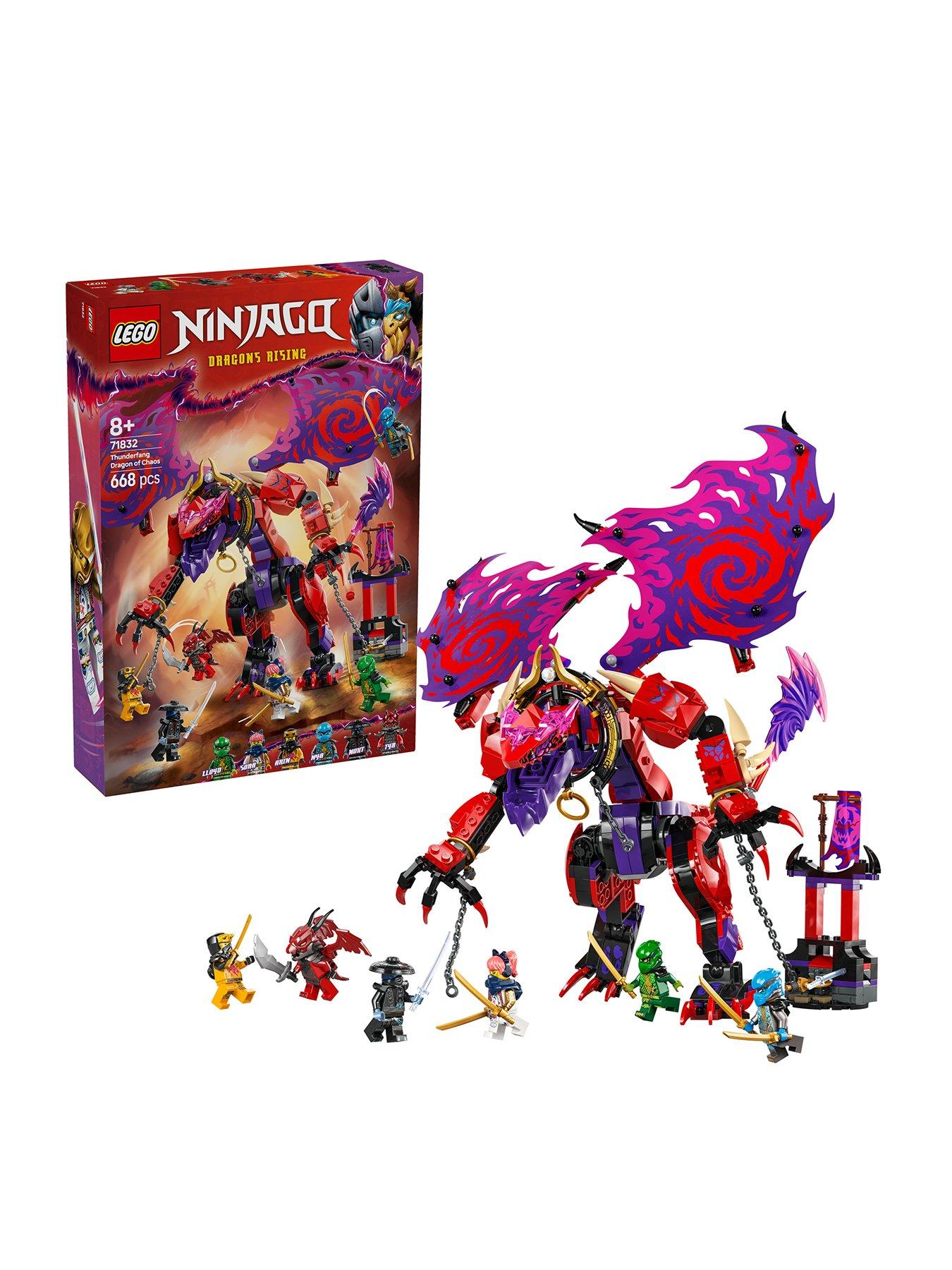 LEGO Ninjago Thunderfang Dragon of Chaos Ninja Toy Set 71832 | Very