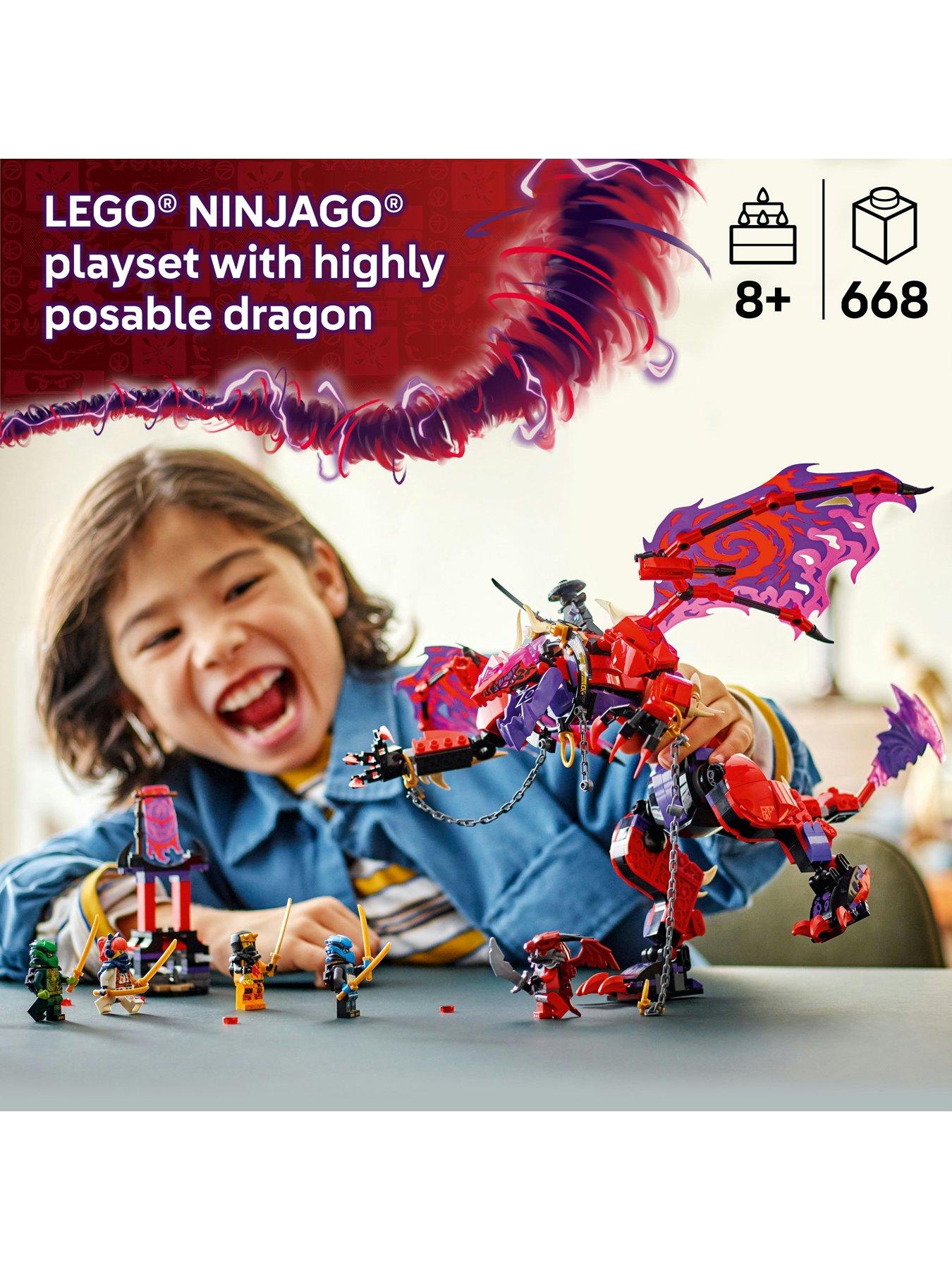 LEGO Ninjago Thunderfang Dragon of Chaos Ninja Toy Set 71832 | Very
