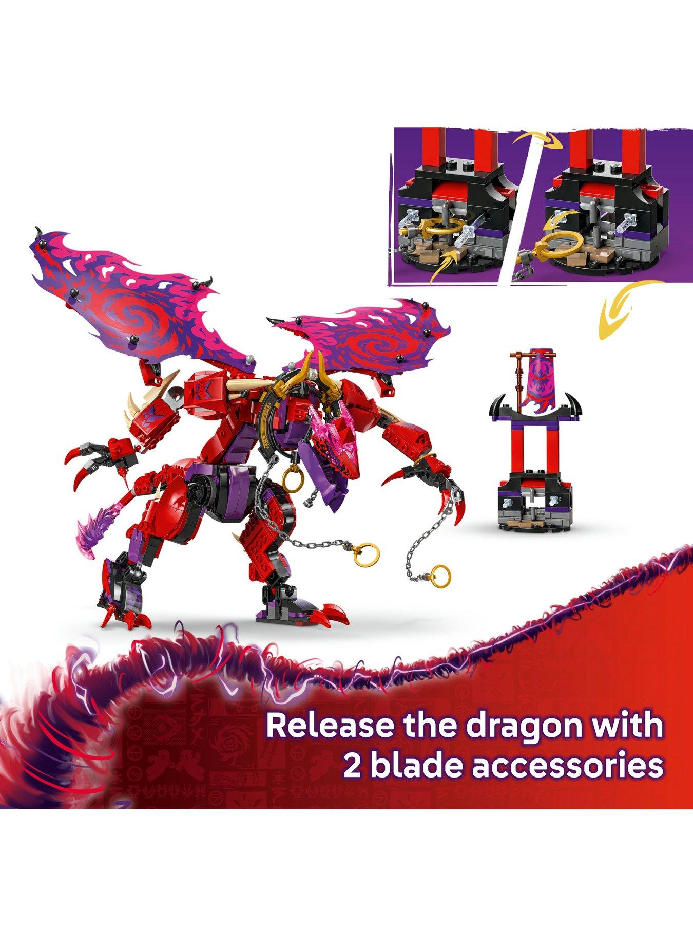 LEGO Ninjago Thunderfang Dragon of Chaos Ninja Toy Set 71832 | Very