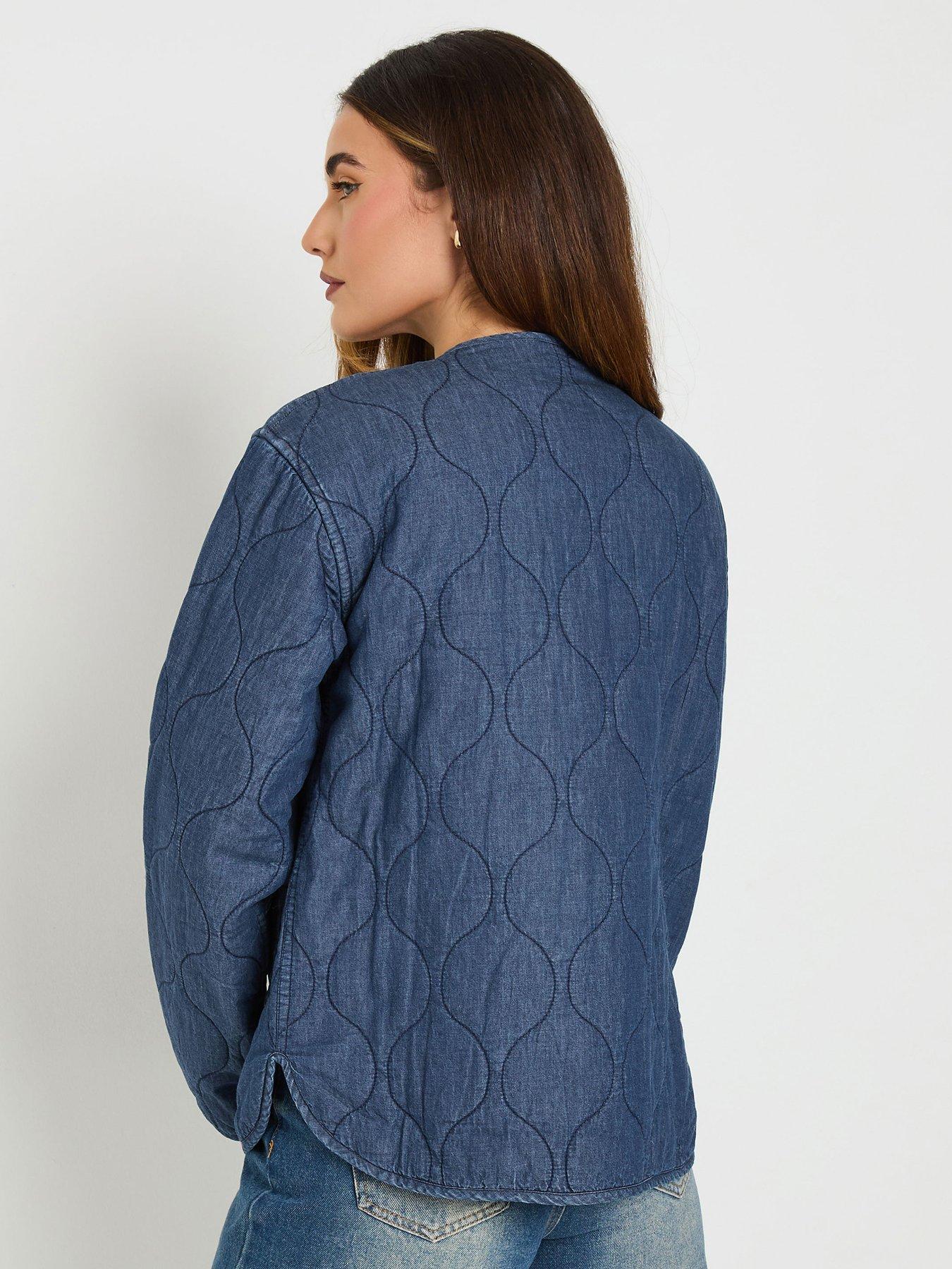 Long Tall Sally Quilted Jacket - Blue | Very