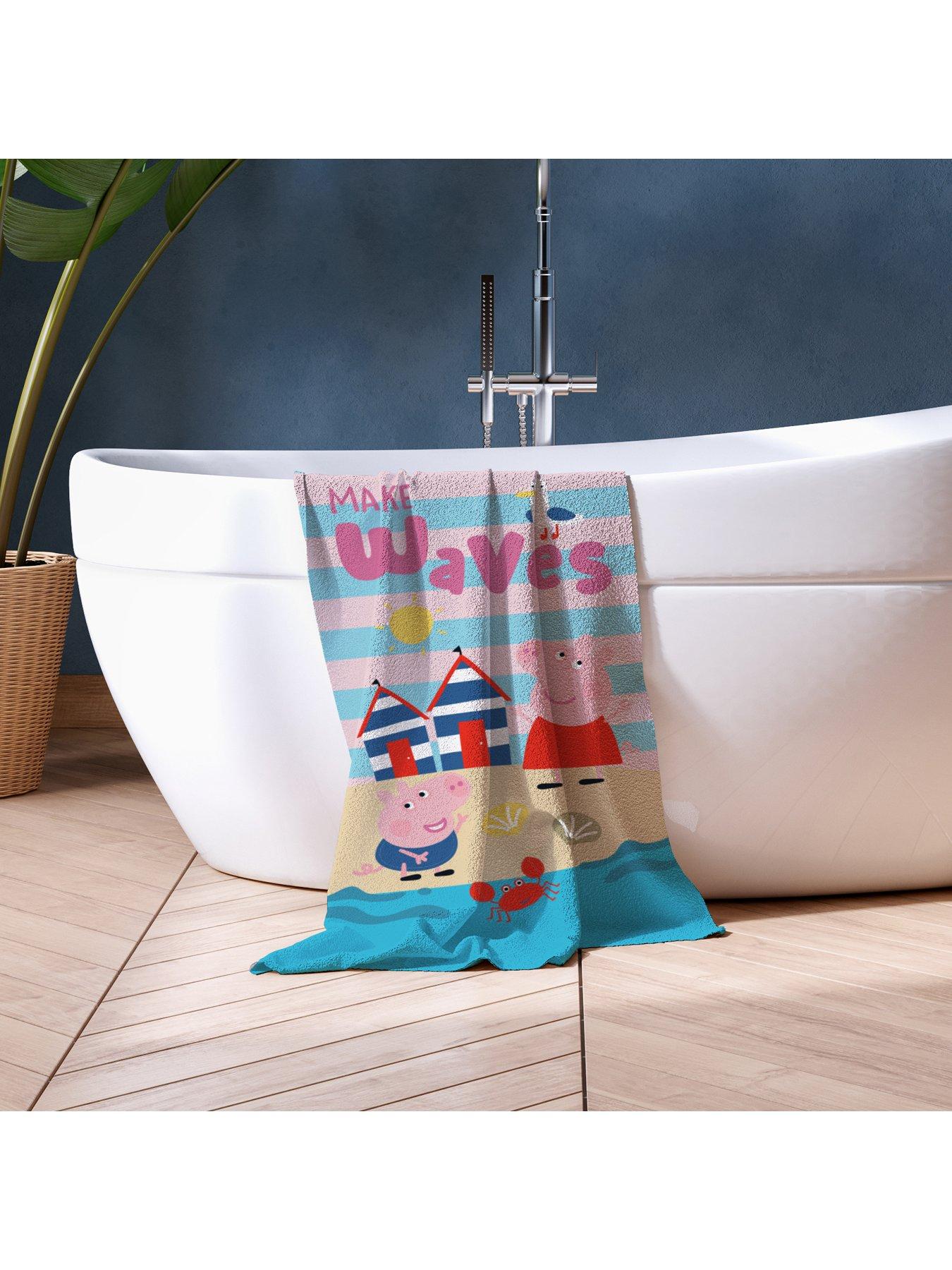 Peppa Pig Waves 100% Cotton Towel | Very