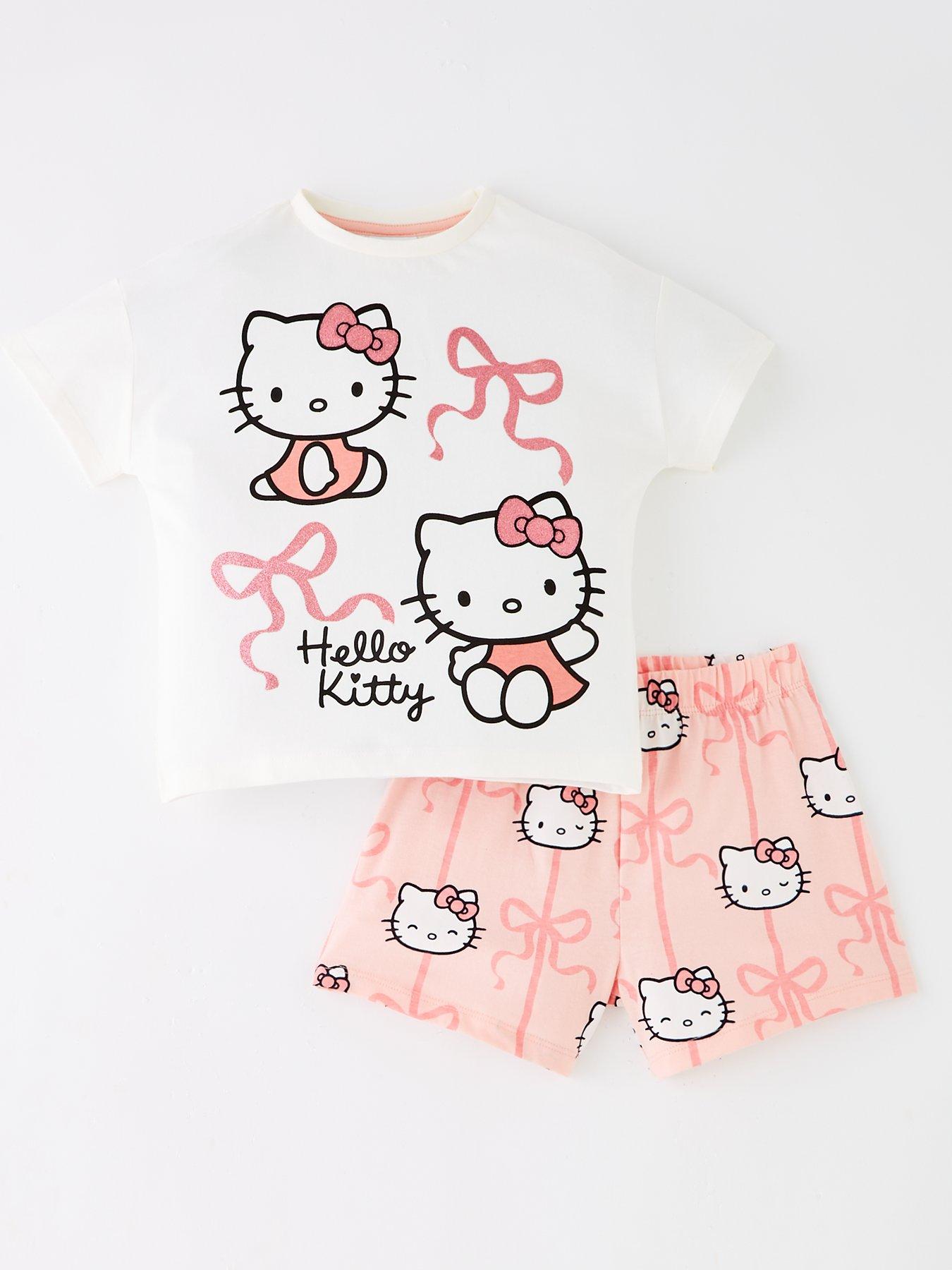 Hello Kitty Short Sleeve Pyjamas - Blue | Very