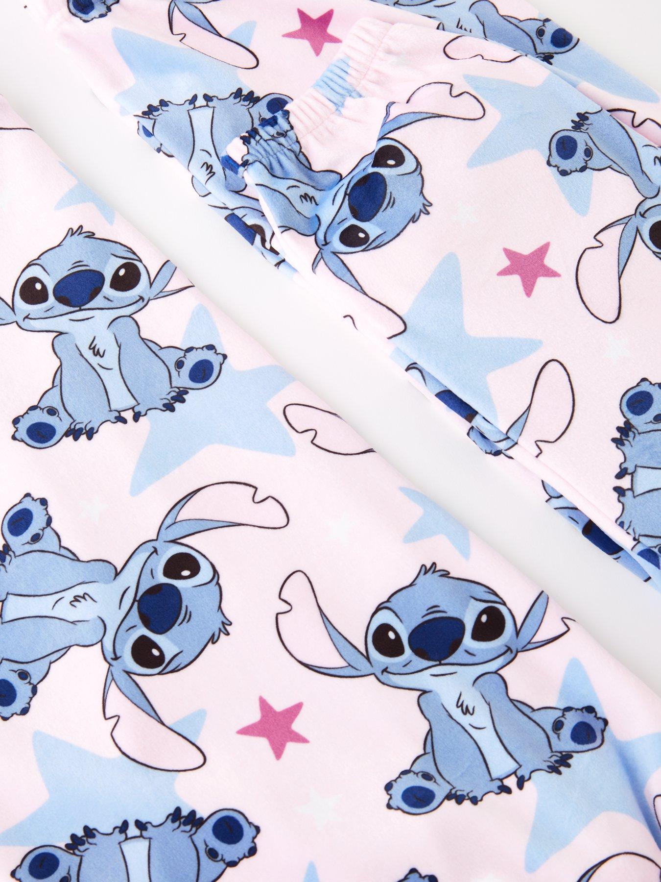Disney Lilo & Stitch Disney Lilo & Stitch Fleece Pyjamas - Pink | Very