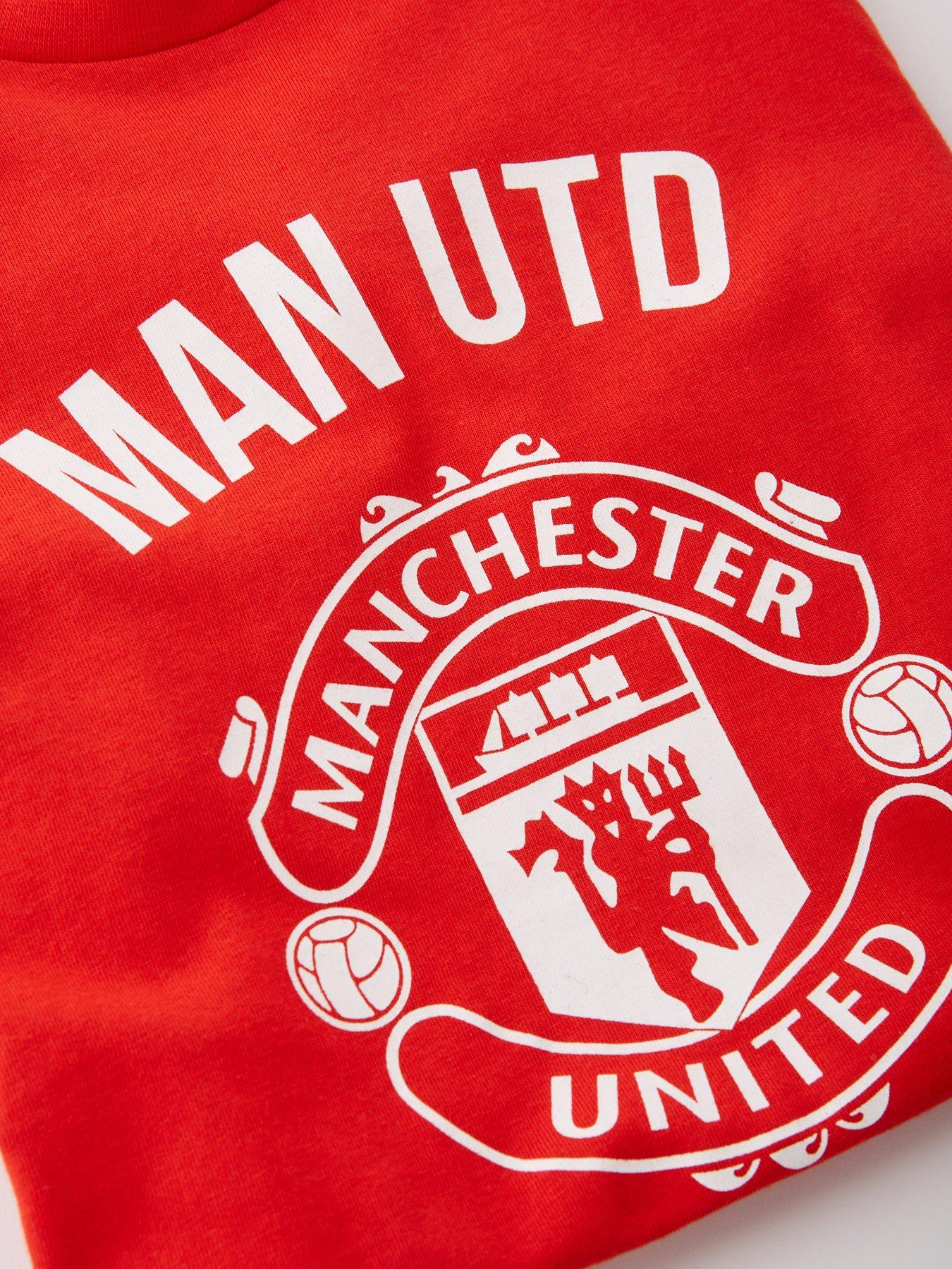 Manchester United Football Short Sleeve Pyjamas - Multi | Very