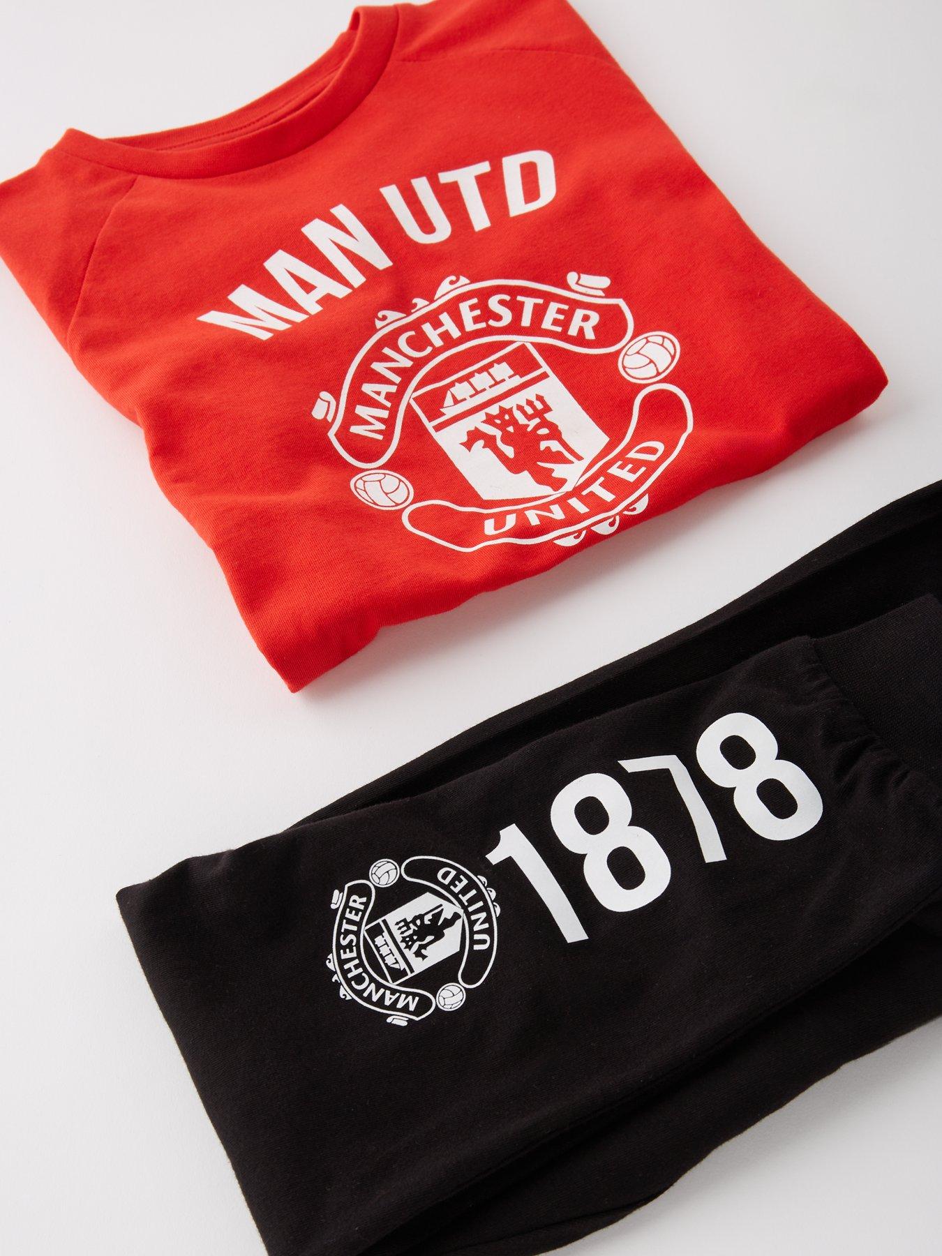 Manchester United Football Short Sleeve Pyjamas - Multi | Very