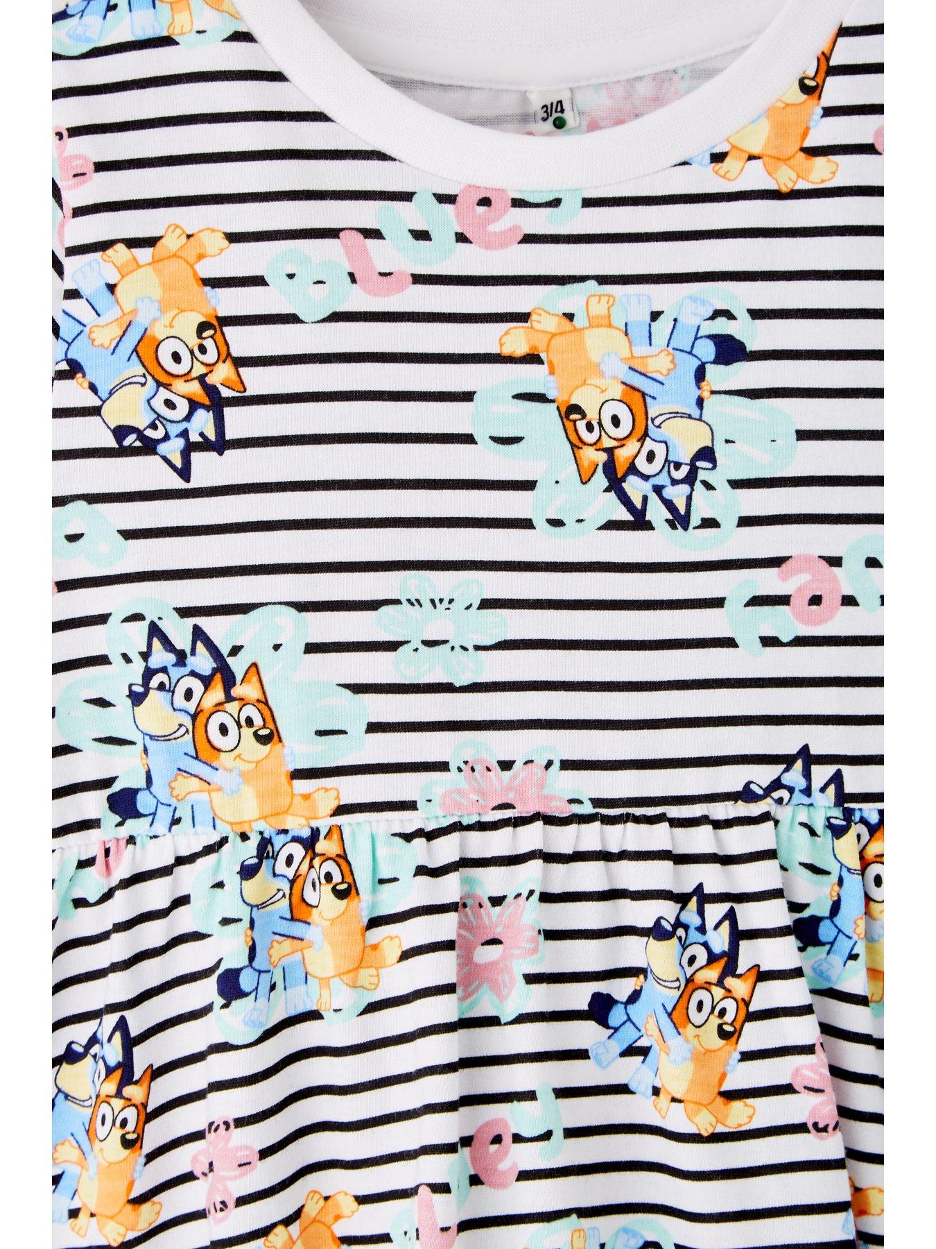 Bluey Striped Dress - Multi | Very