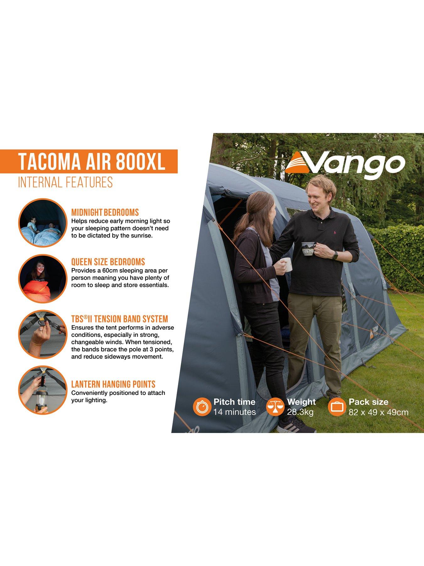 Vango Tacoma Air 800XL Package Tent | Very